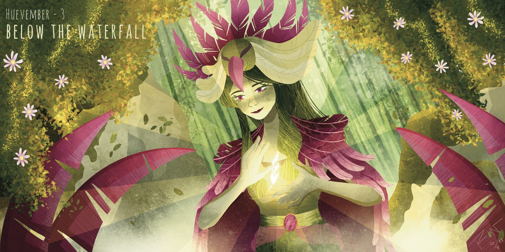 ArtStation - Below the Waterfall