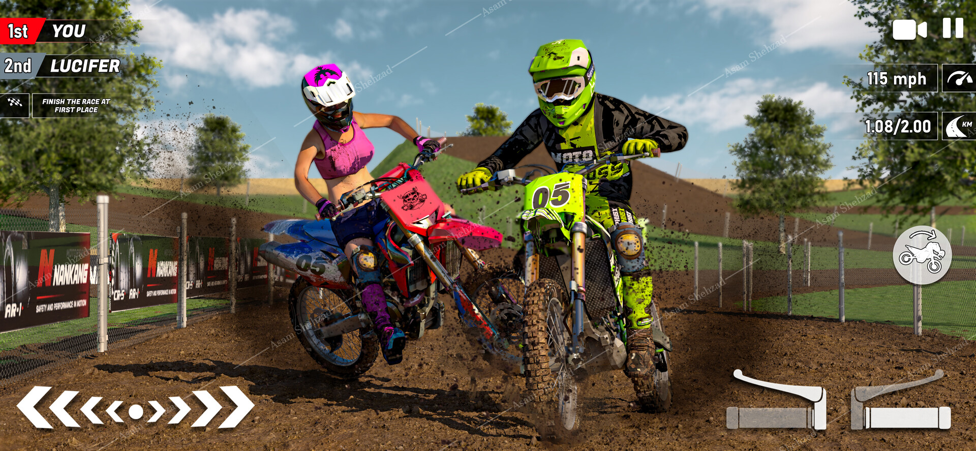 ArtStation - Dirt Bike 3D Racing