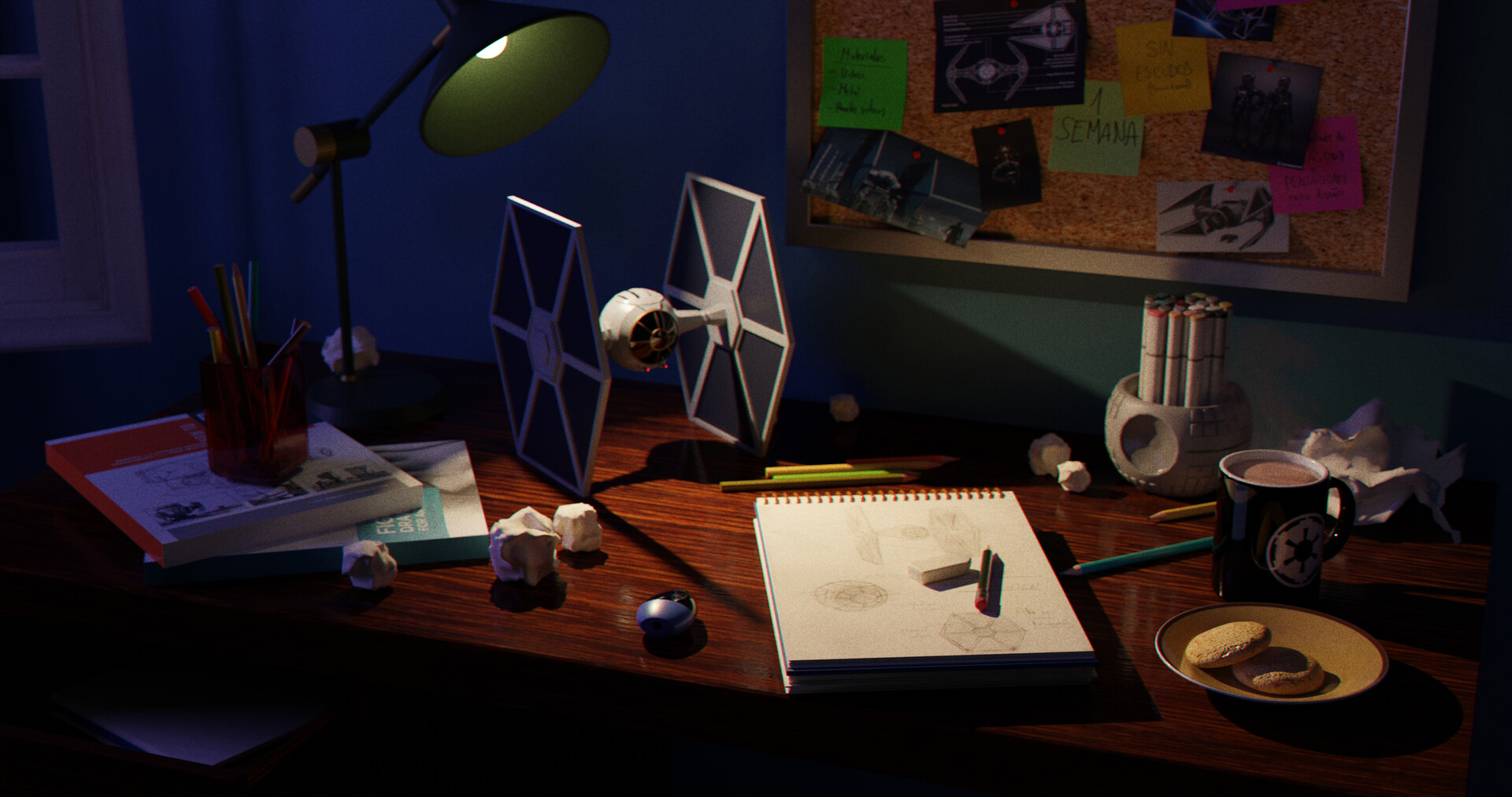 ArtStation - STAR WARS DESK