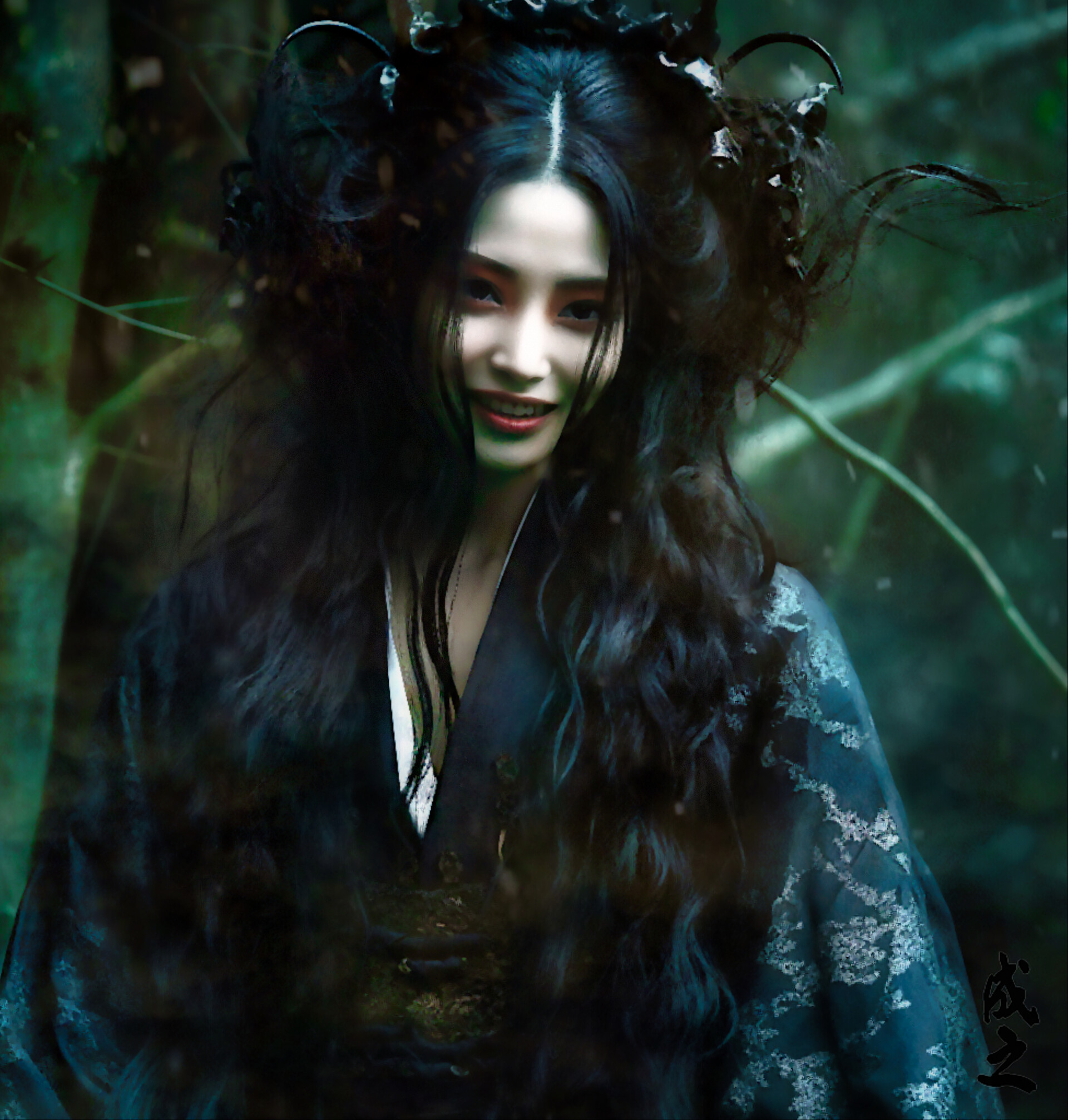 NARIYUKI SHIMAMOTO - Warai-Onna (One of Japanese three great demons of ...