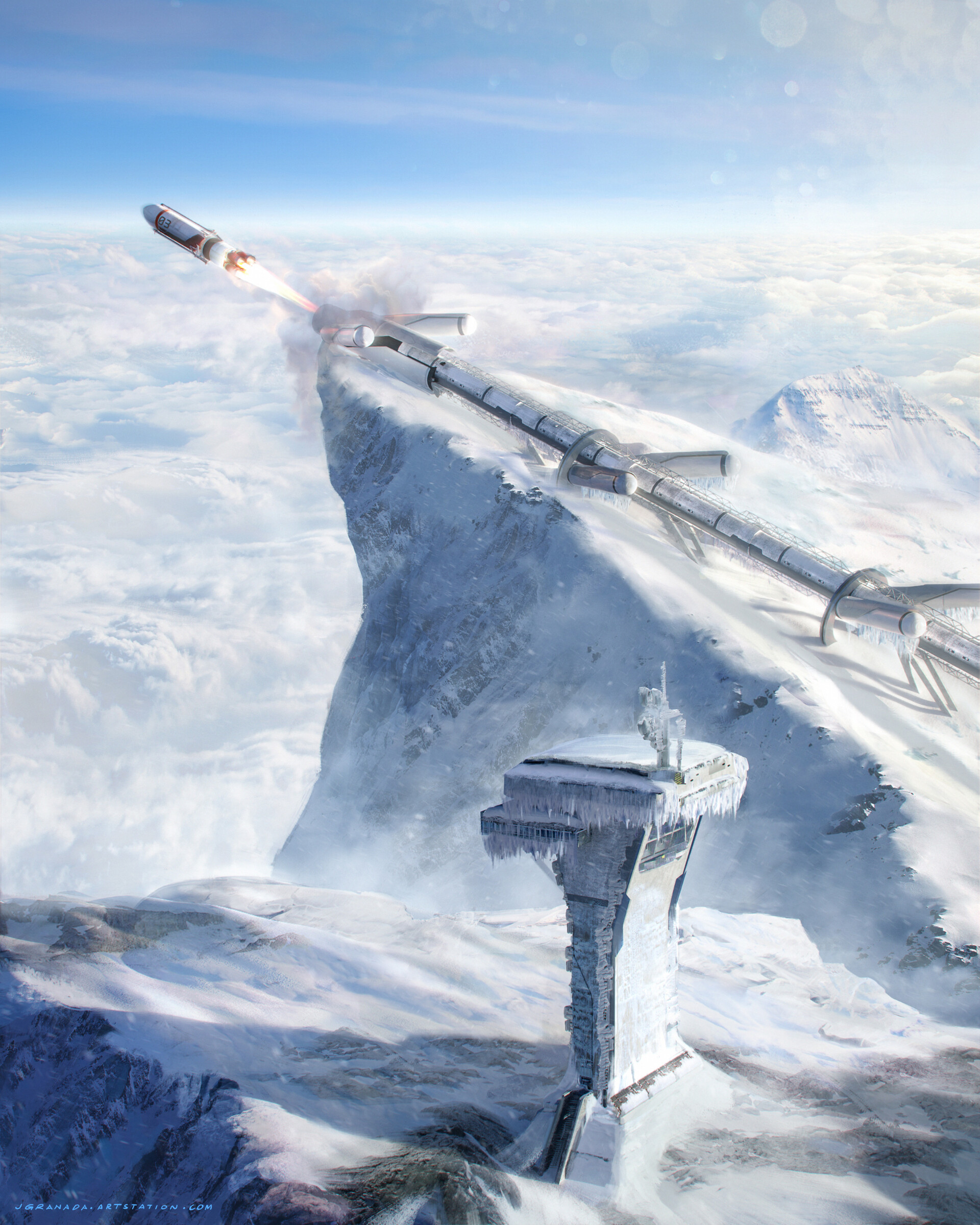 ArtStation - Megastructures: Star Tram