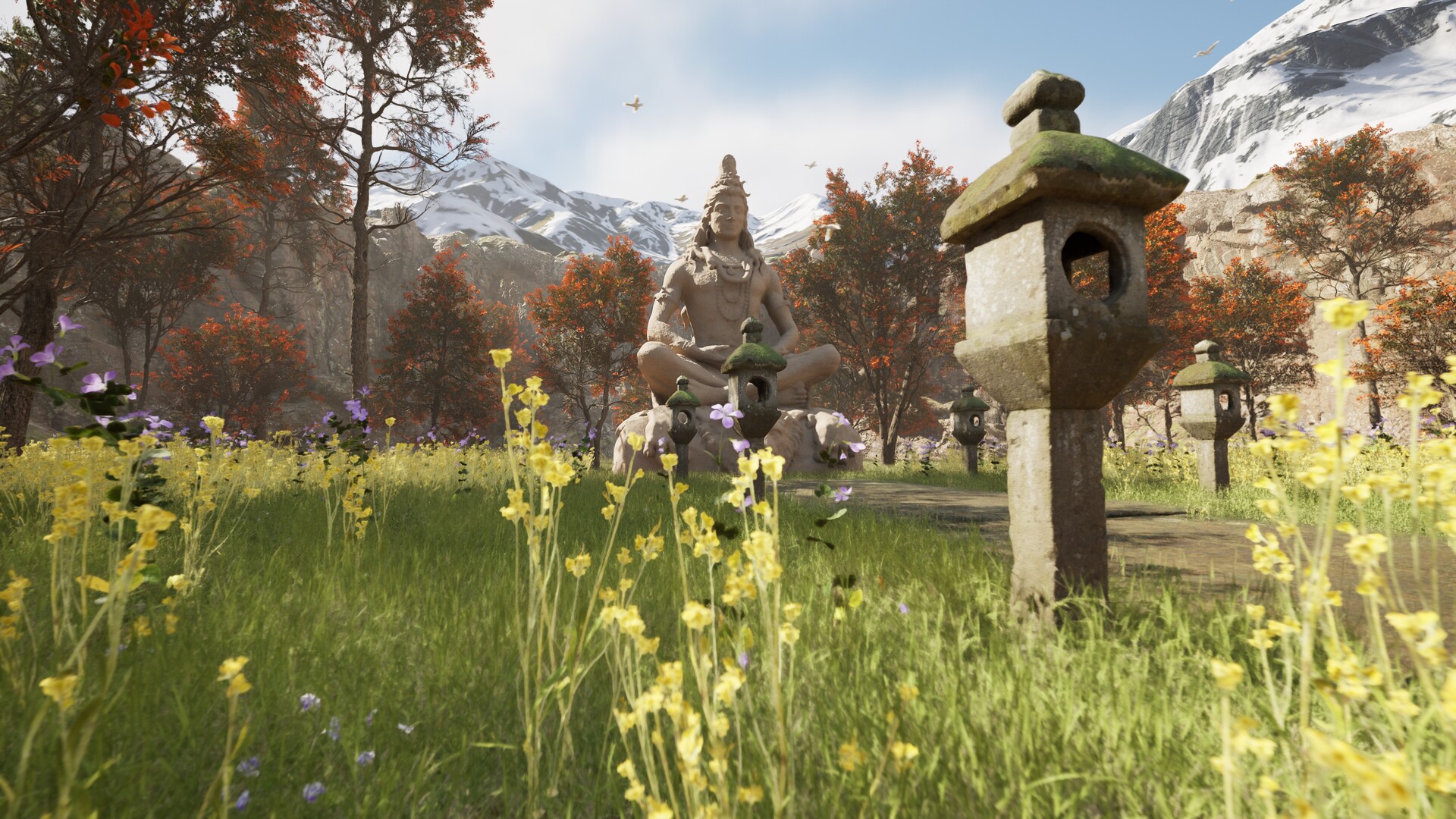 ArtStation - "Unreal Engine: Mystical Lord Shiva Statue in Enchanted ...