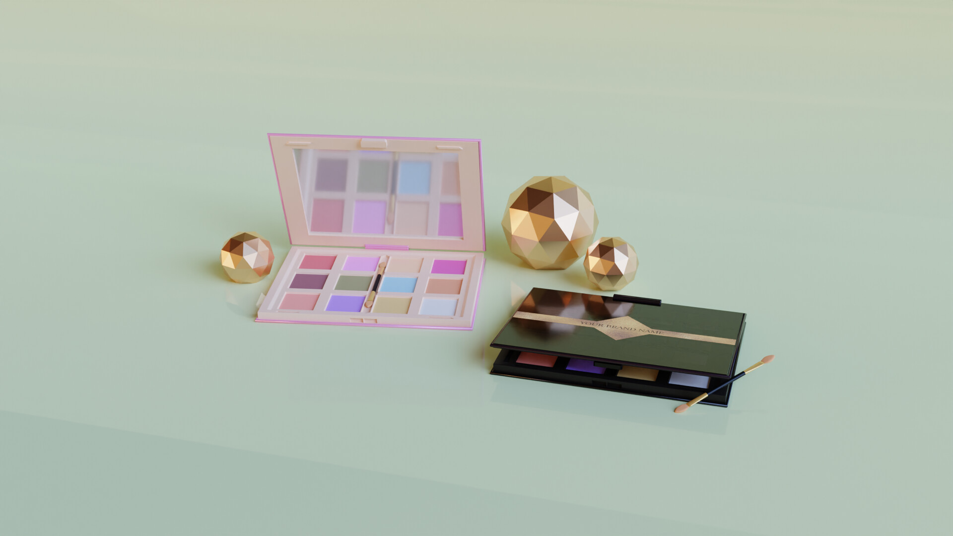 ArtStation - 3D cosmetic realistic makeup box design
