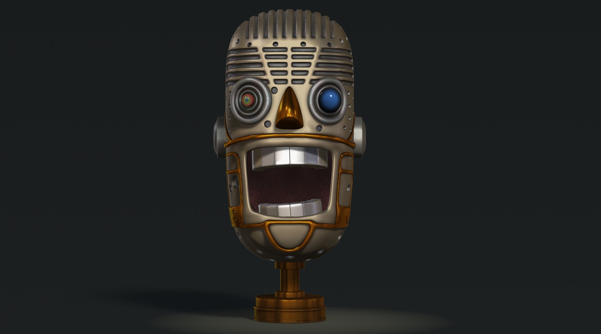 ArtStation - Angry Robotic Microphone