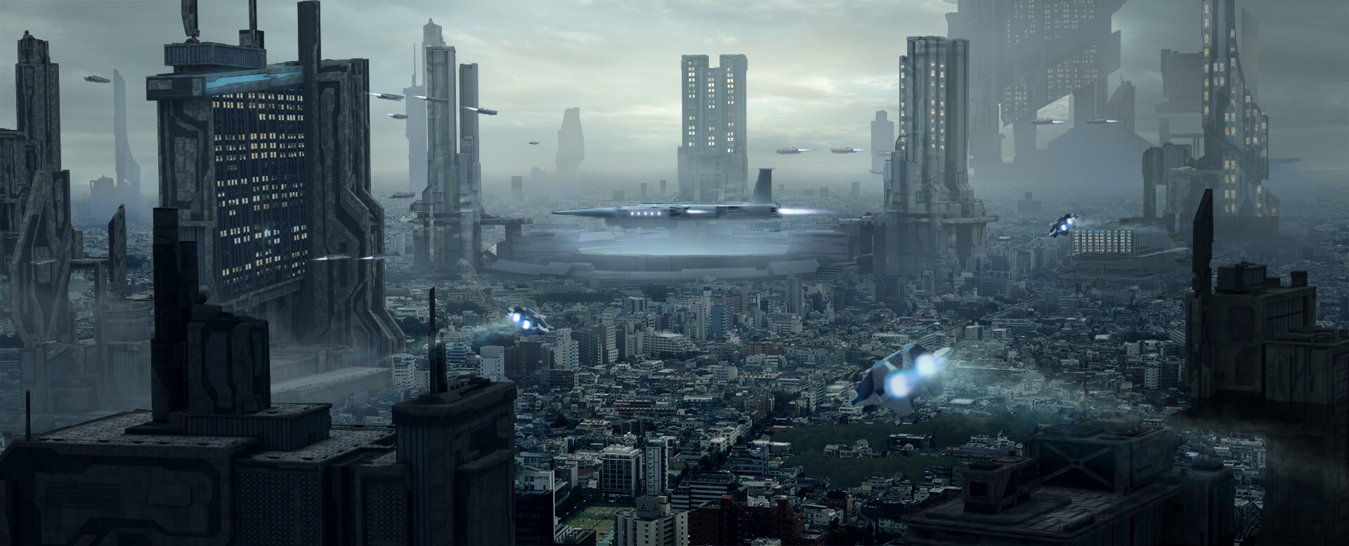 ArtStation - Sci-fi city