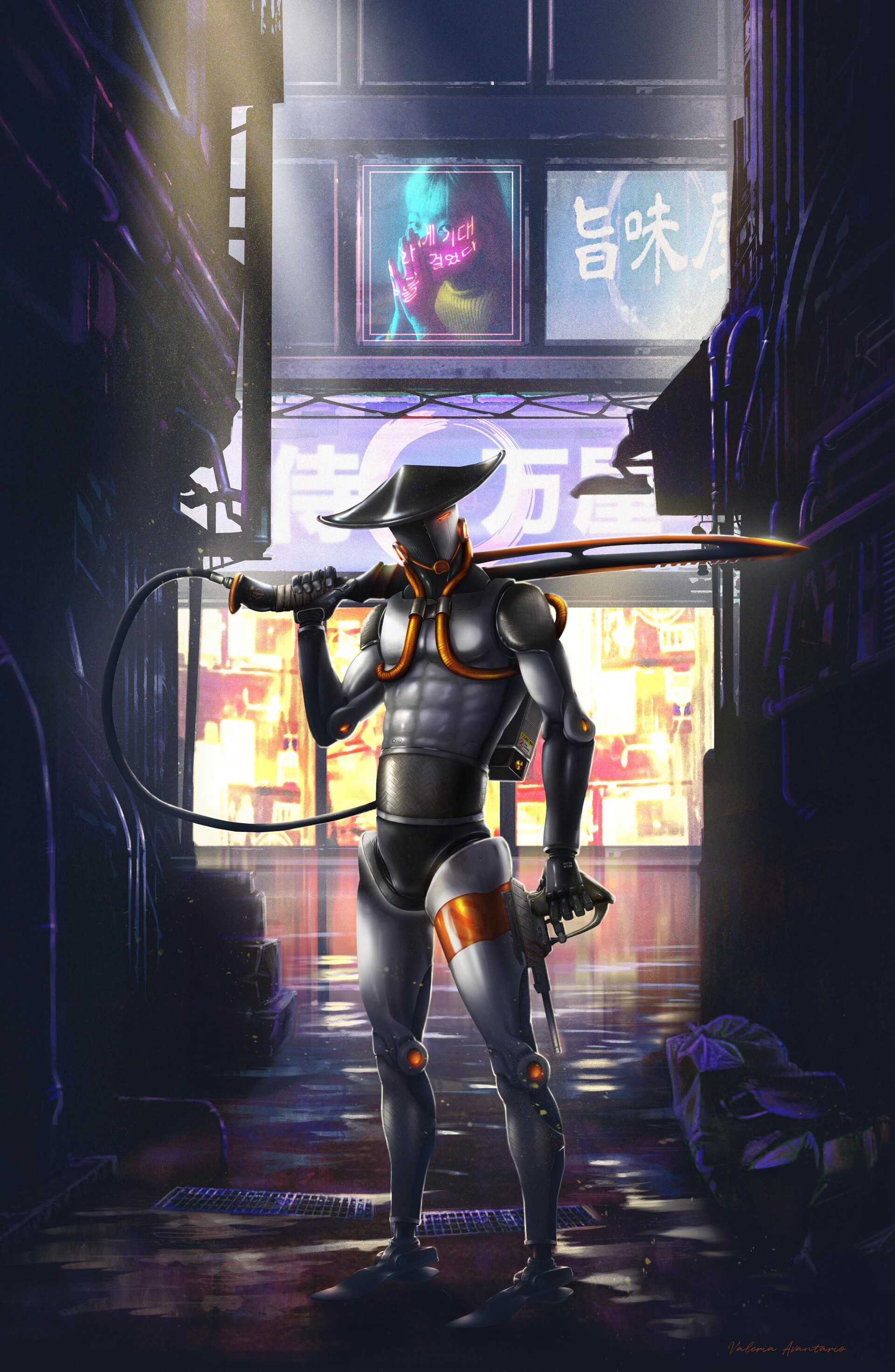 ArtStation - Neo Urban Samurai