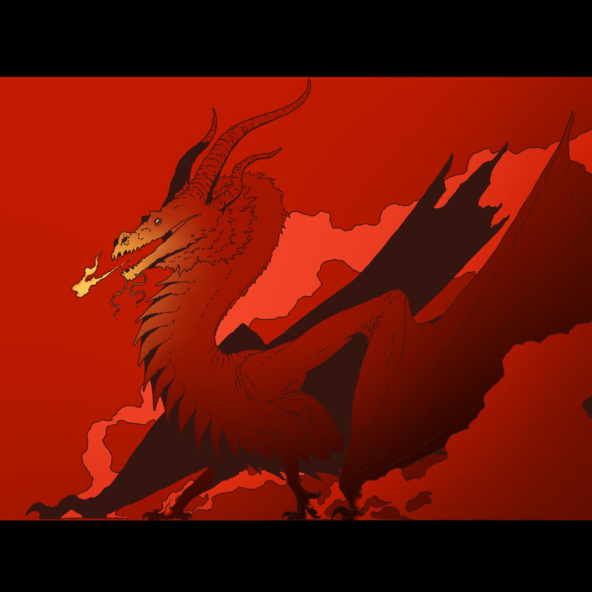 ArtStation - Flame Drake