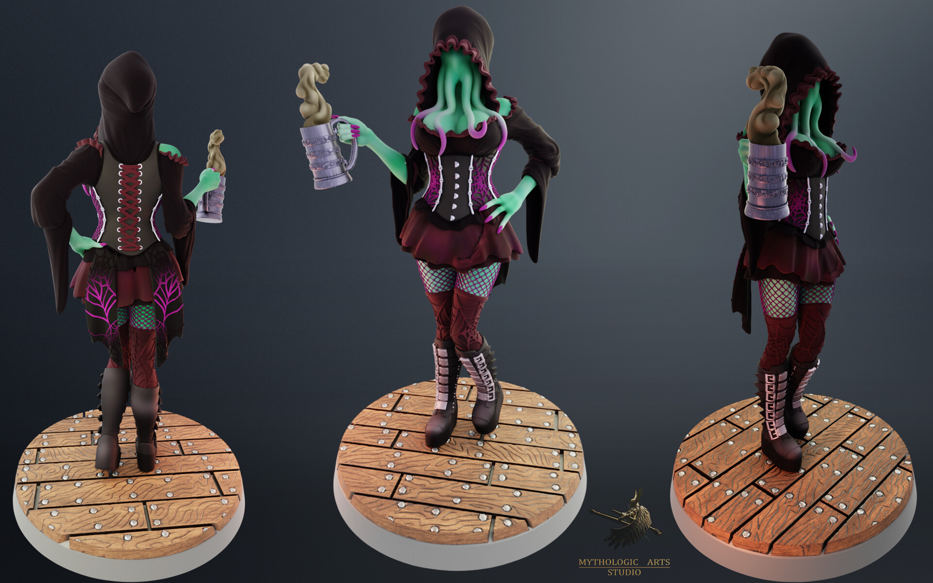 Alain Viesca Arts - DnD/Fantasy Barmaid Bar & Barmaids collection