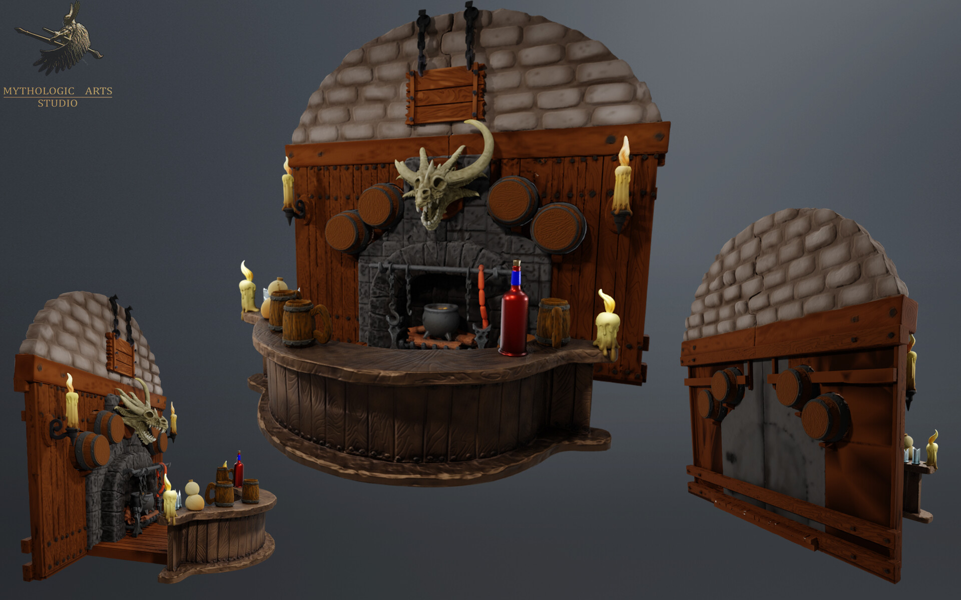 Alain Viesca Arts - DnD/Fantasy Barmaid Bar & Barmaids collection