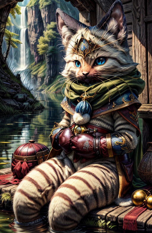 ArtStation - Furry Charm: The Whimsical World of Palico Wonders
