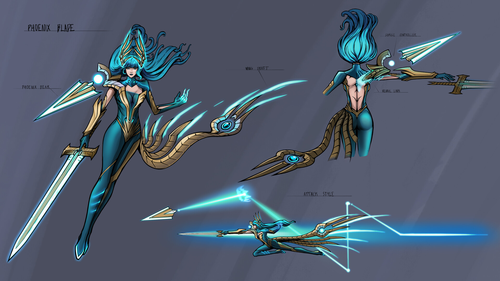 ArtStation - Character Concept - Phoenix Blade