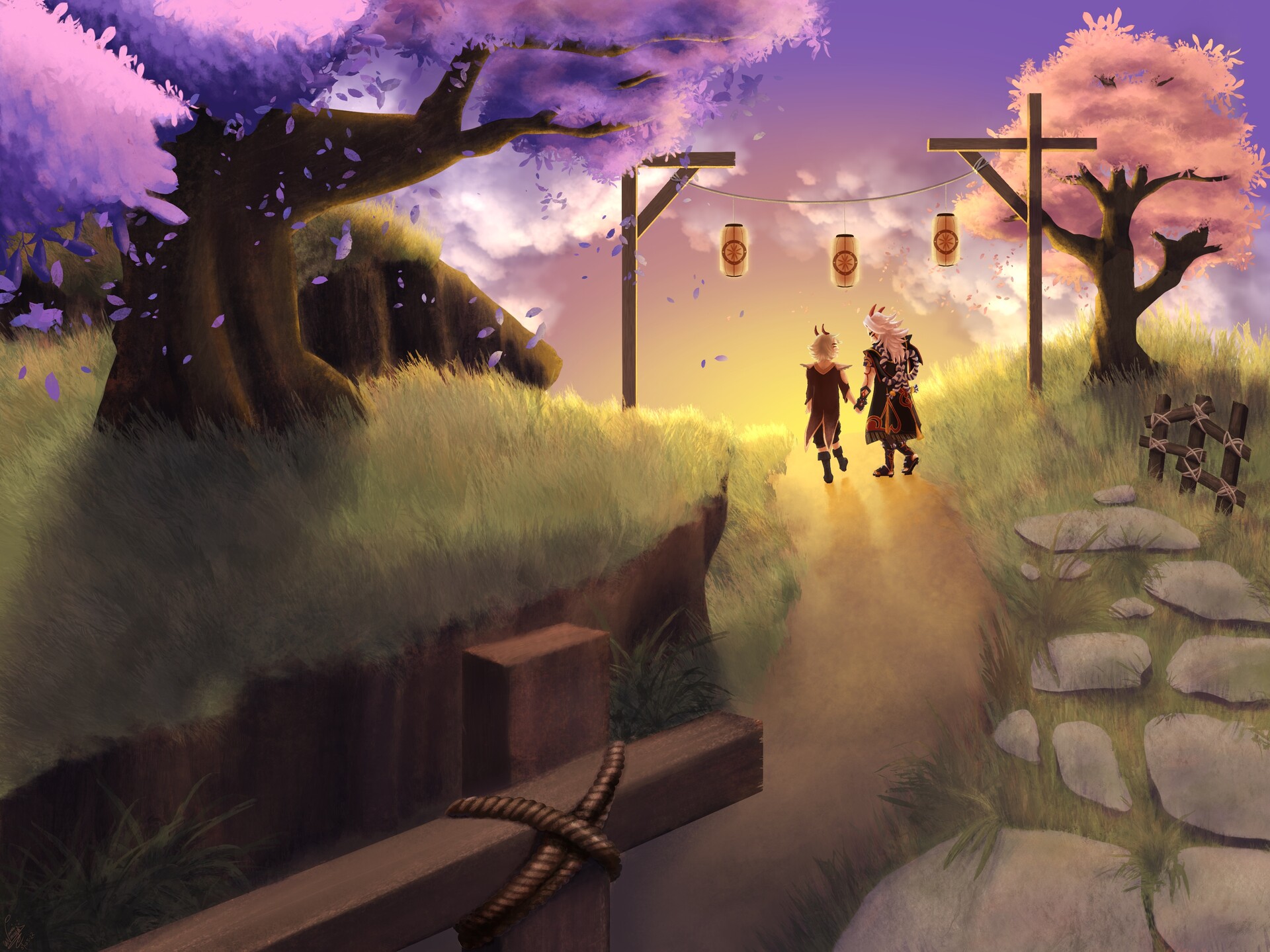 ArtStation - The Inazuma Festival