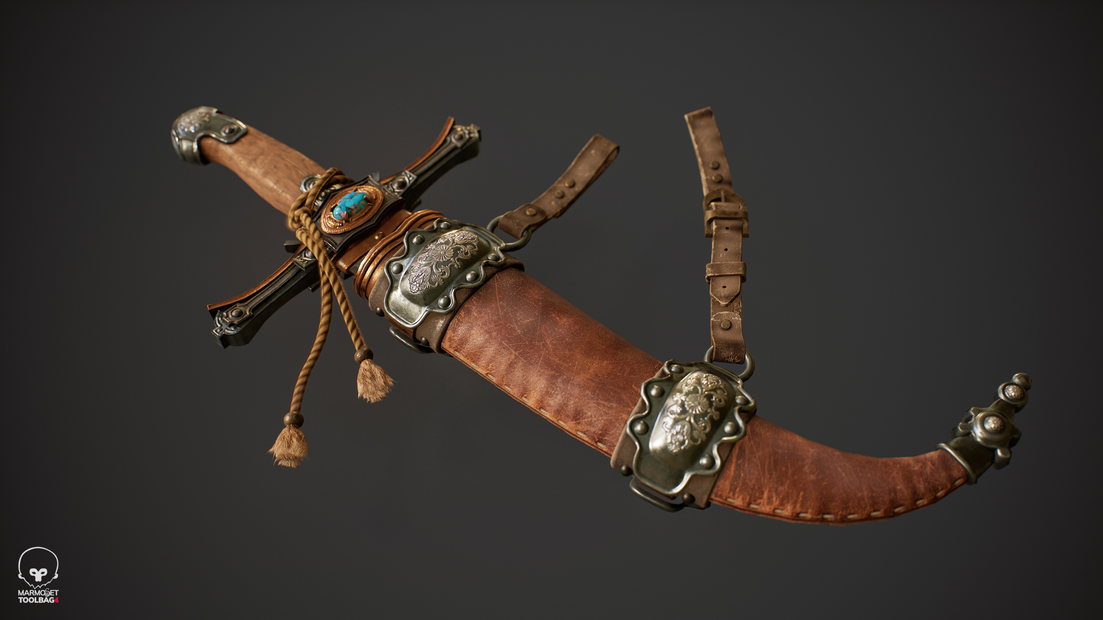 Vova Paukov 3D Artist - "Dagger" - Texturing Exercise