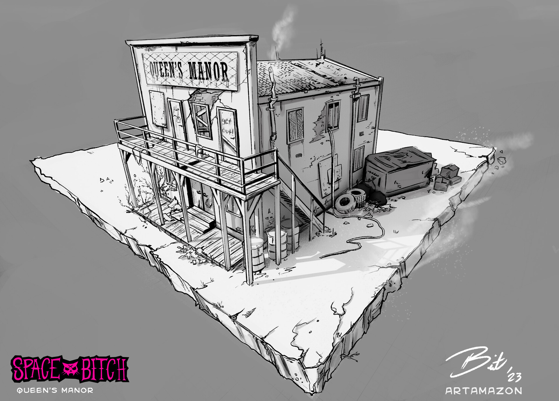 ArtStation - Space Bitch - Queen's Manor