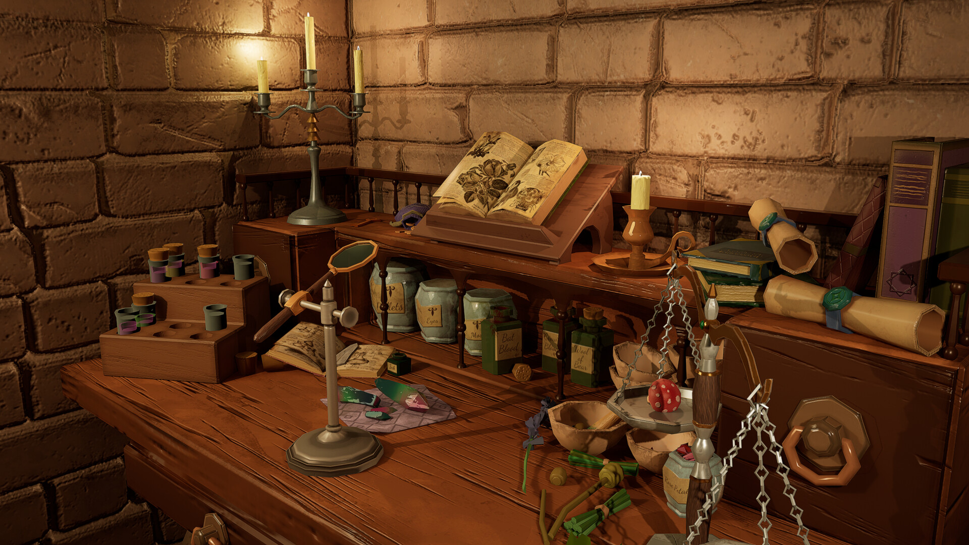 ArtStation - Alchemist`s table