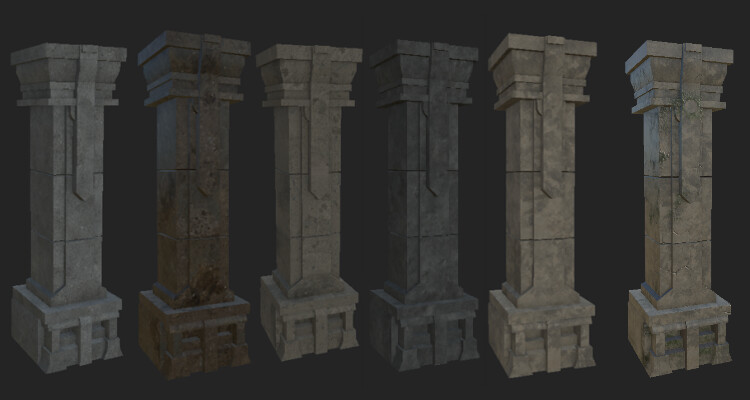 ArtStation - 3D Pillar