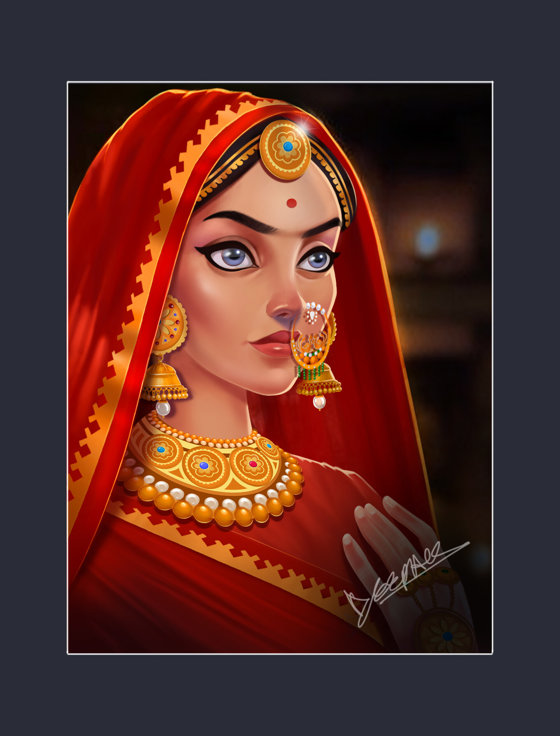 ArtStation - Indian bride