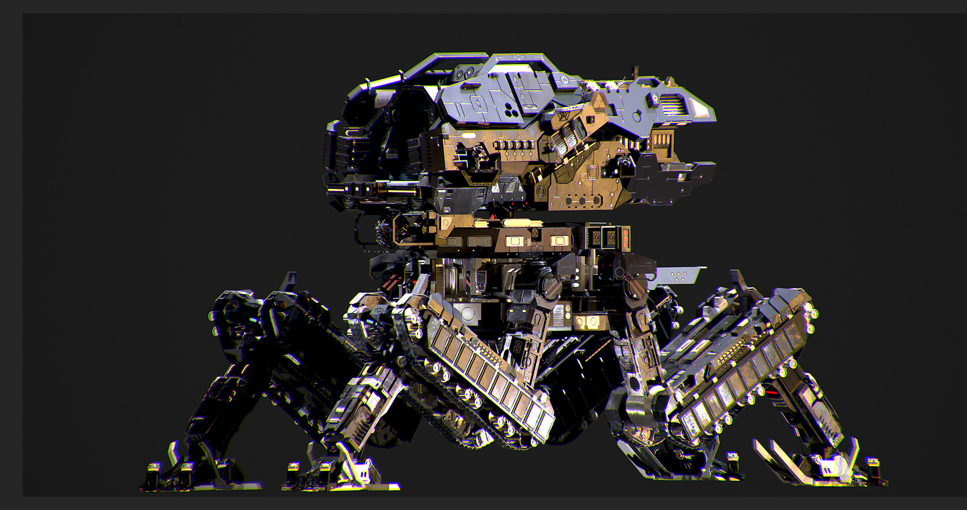 ArtStation - SCI-FI CONCEPT WAR MACHINE