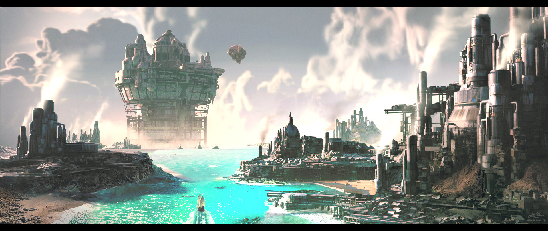 Lemuel Calpito - Megastructure Along the Coastline