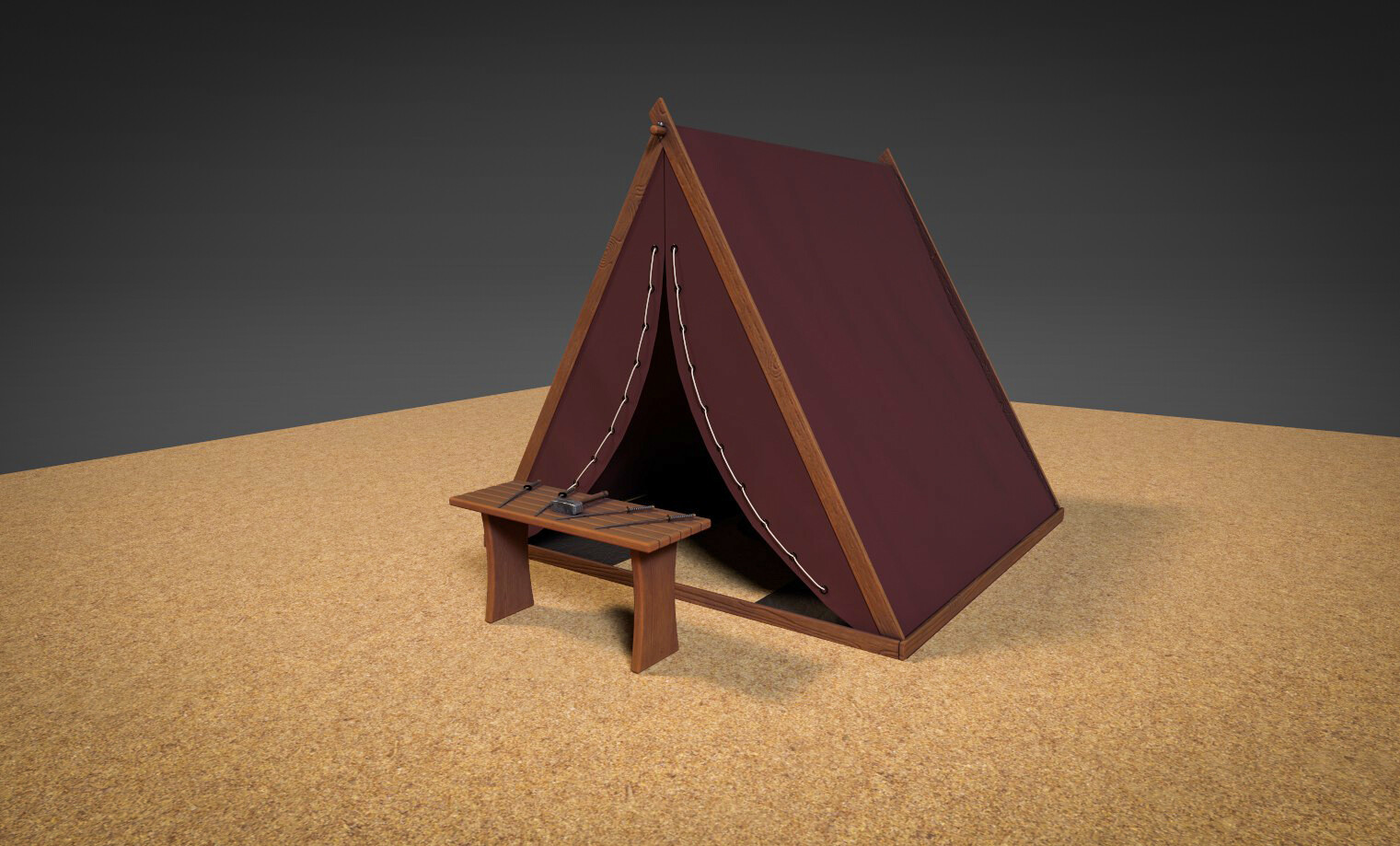 ArtStation - CAMPING TENT