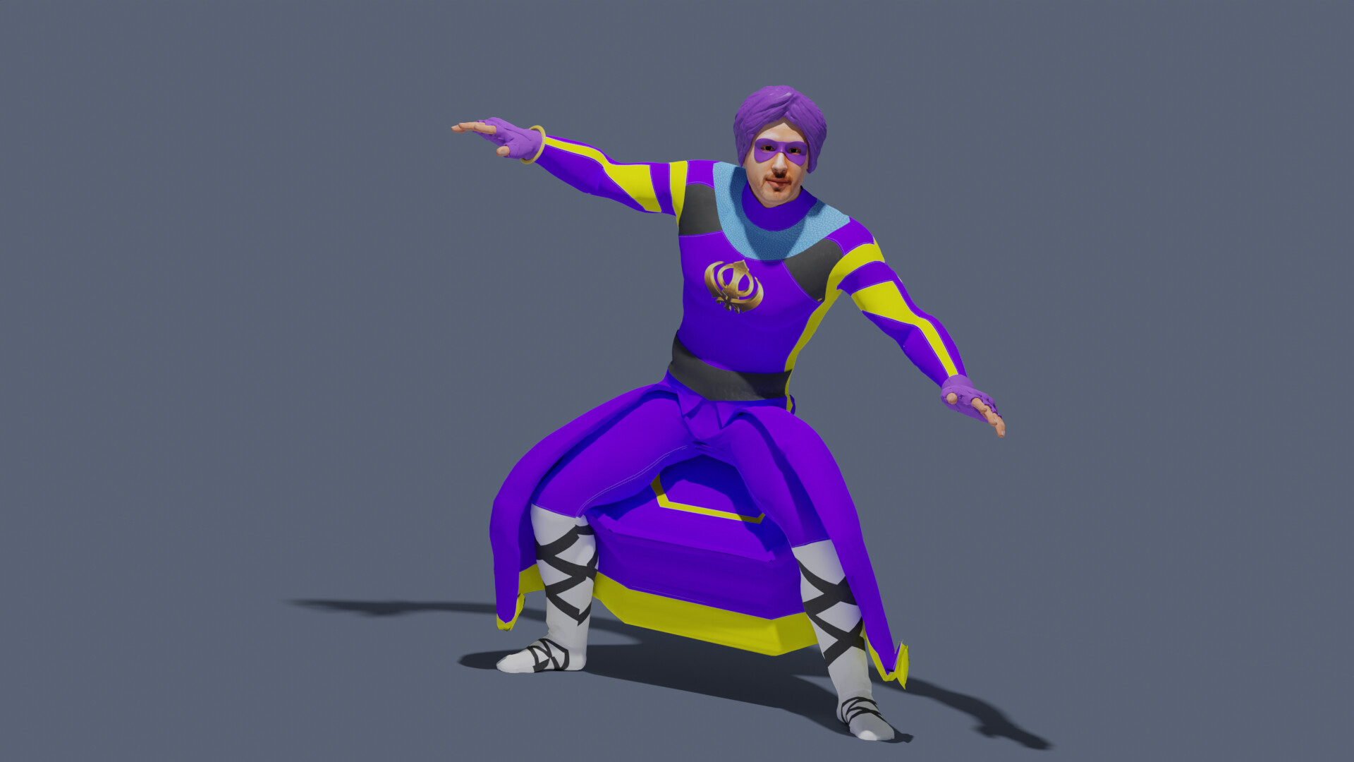 how to draw a flying jatt