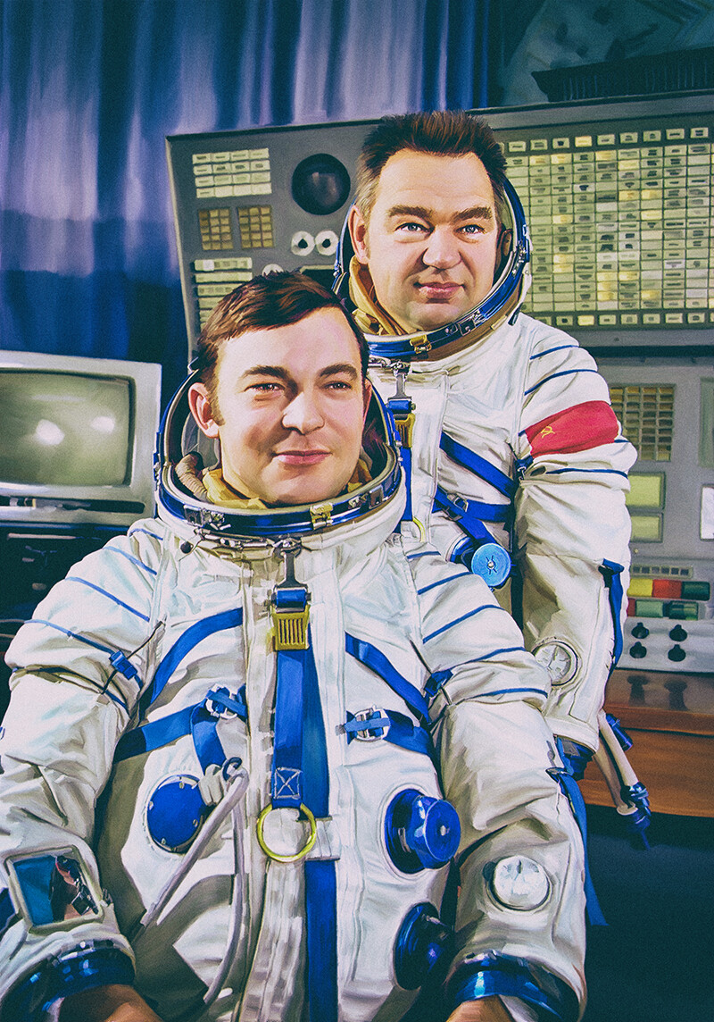 Sam Brannan - Jury Romanenko and Georgy Grechko Salut 6 crew ...