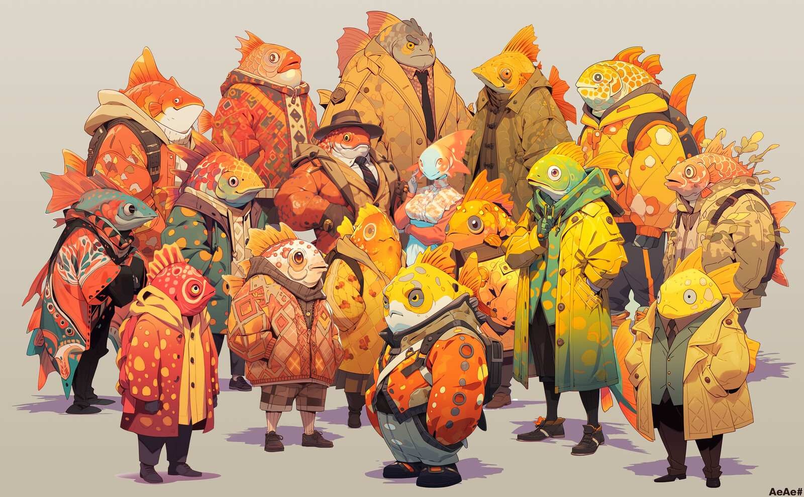 Butokki - Humanoid Fish Character _ 20230730