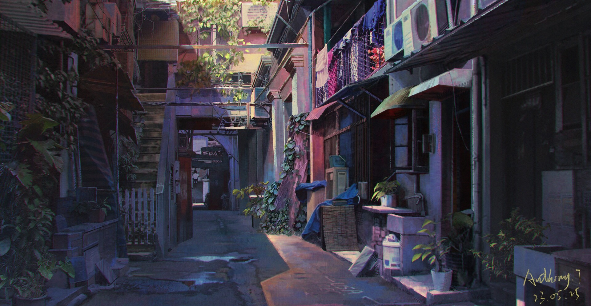 ArtStation - old alley