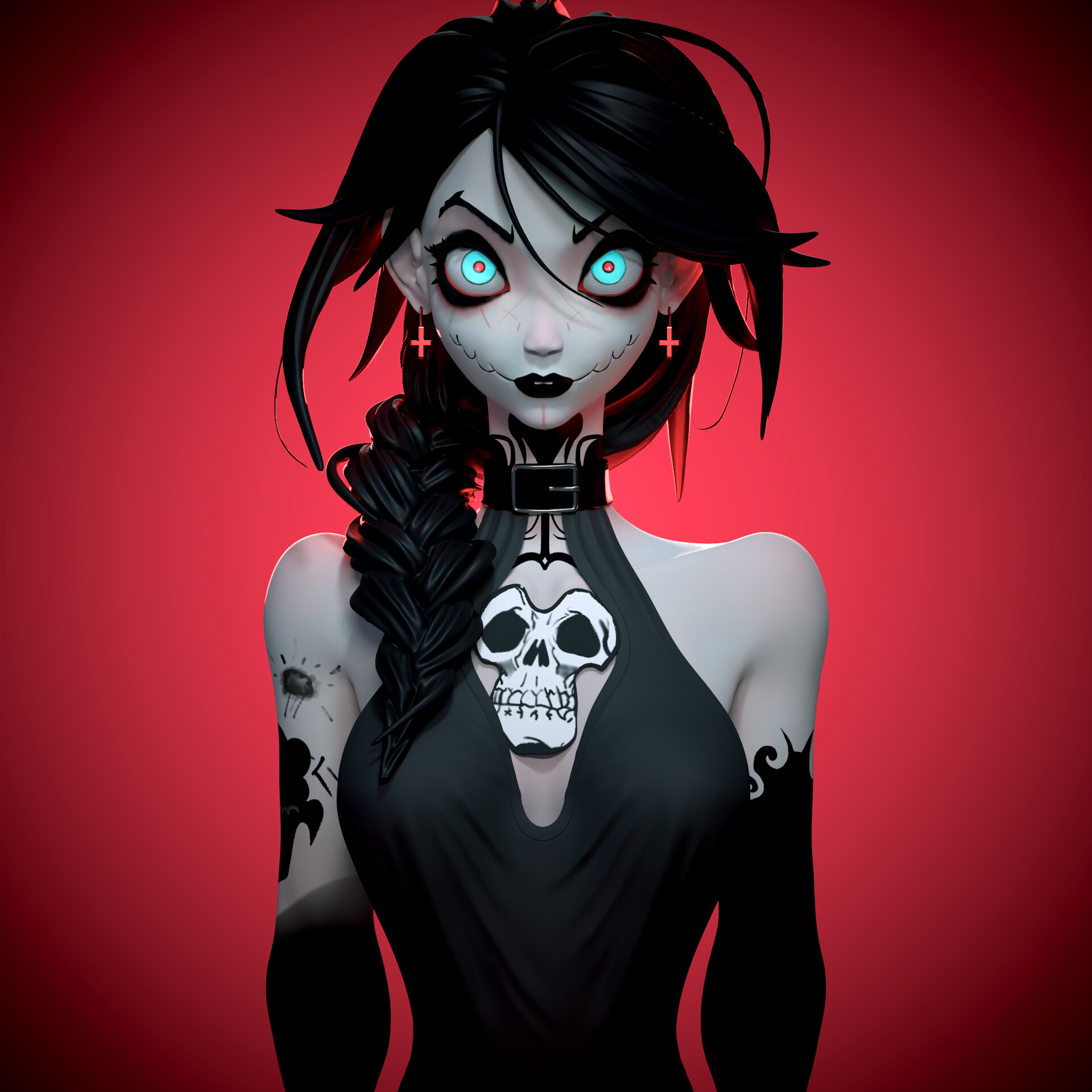 ArtStation - Gothic Girl | 3D model