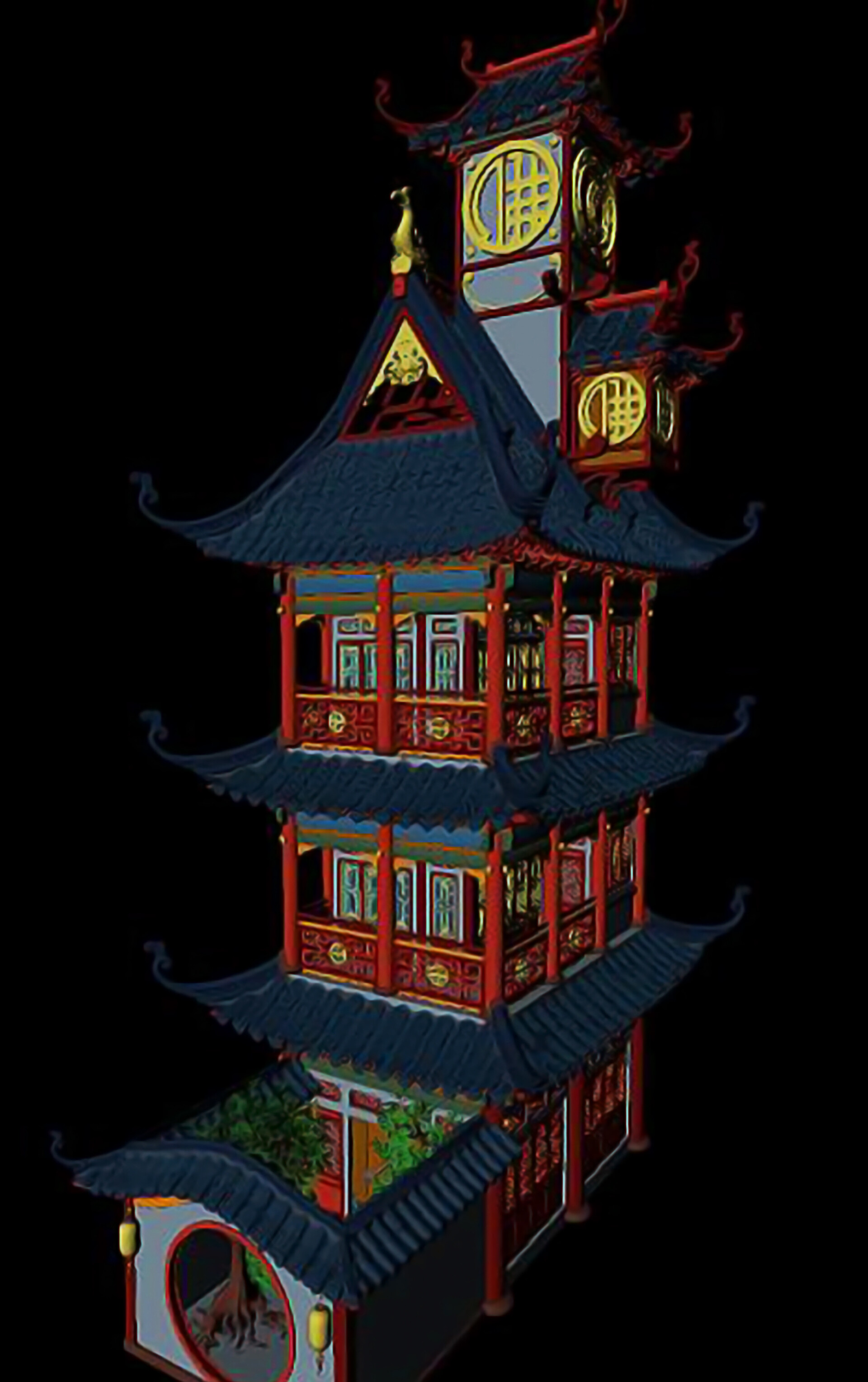 ArtStation - Chinese tea house