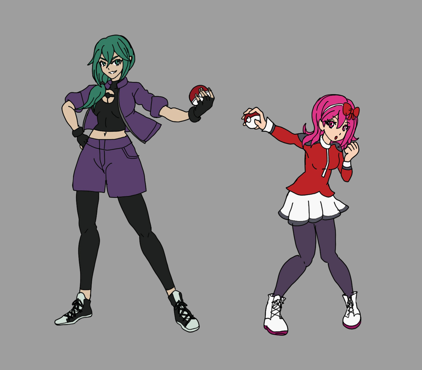 ArtStation - Ava and scarlet Pokemon Desolation