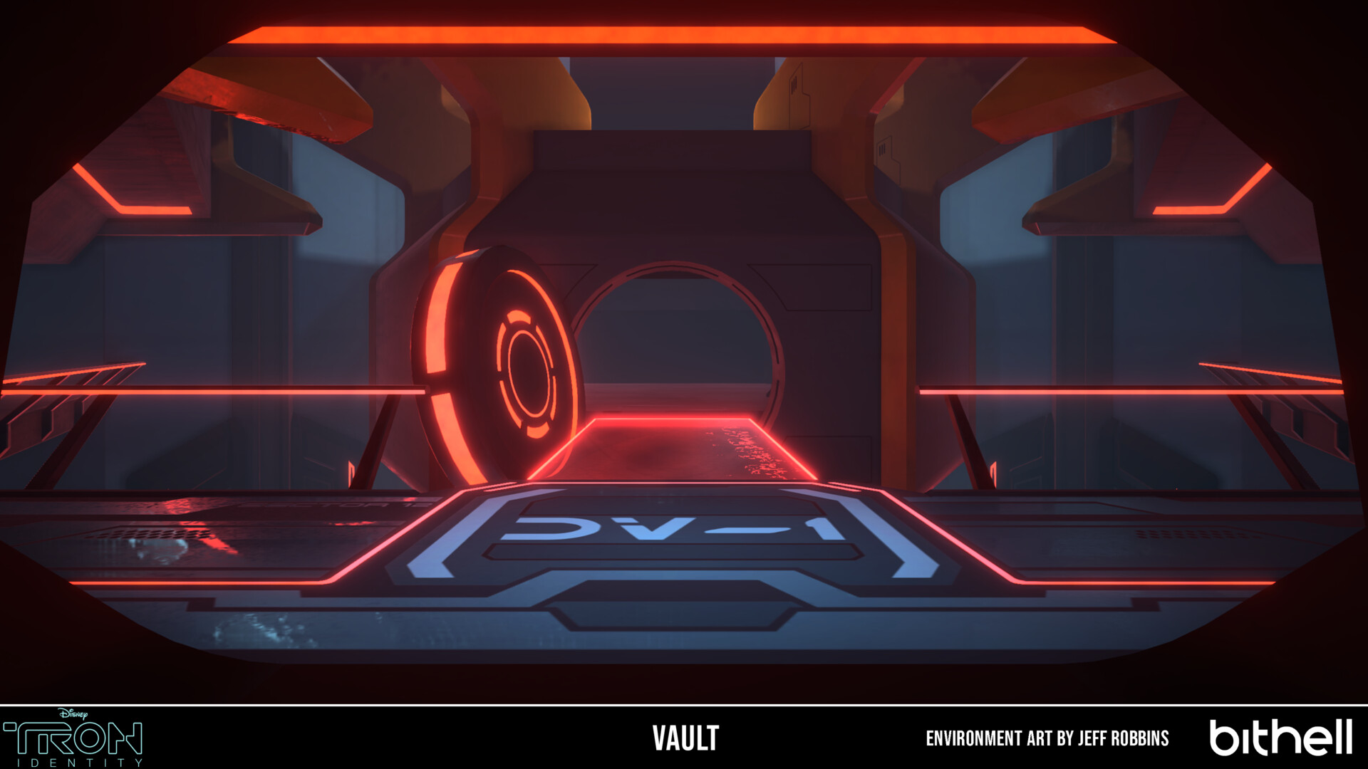 Jeff Robbins - Tron Identity - Vault Environment