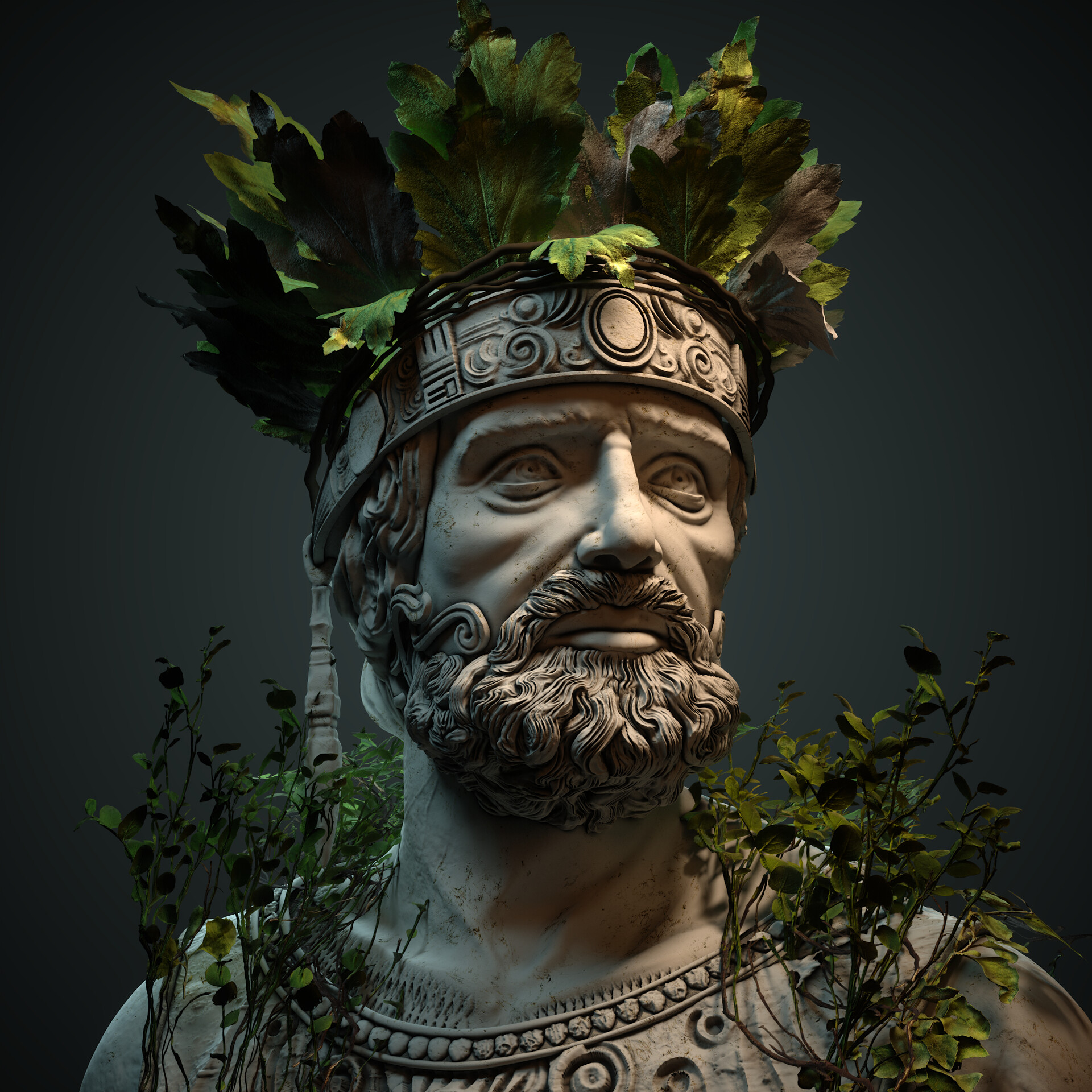 ArtStation - Roman Emperor Sculpt
