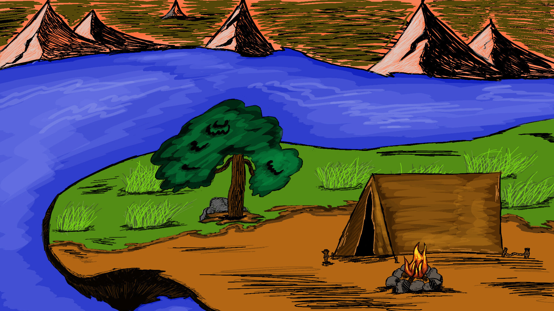 ArtStation - Cliff Outpost