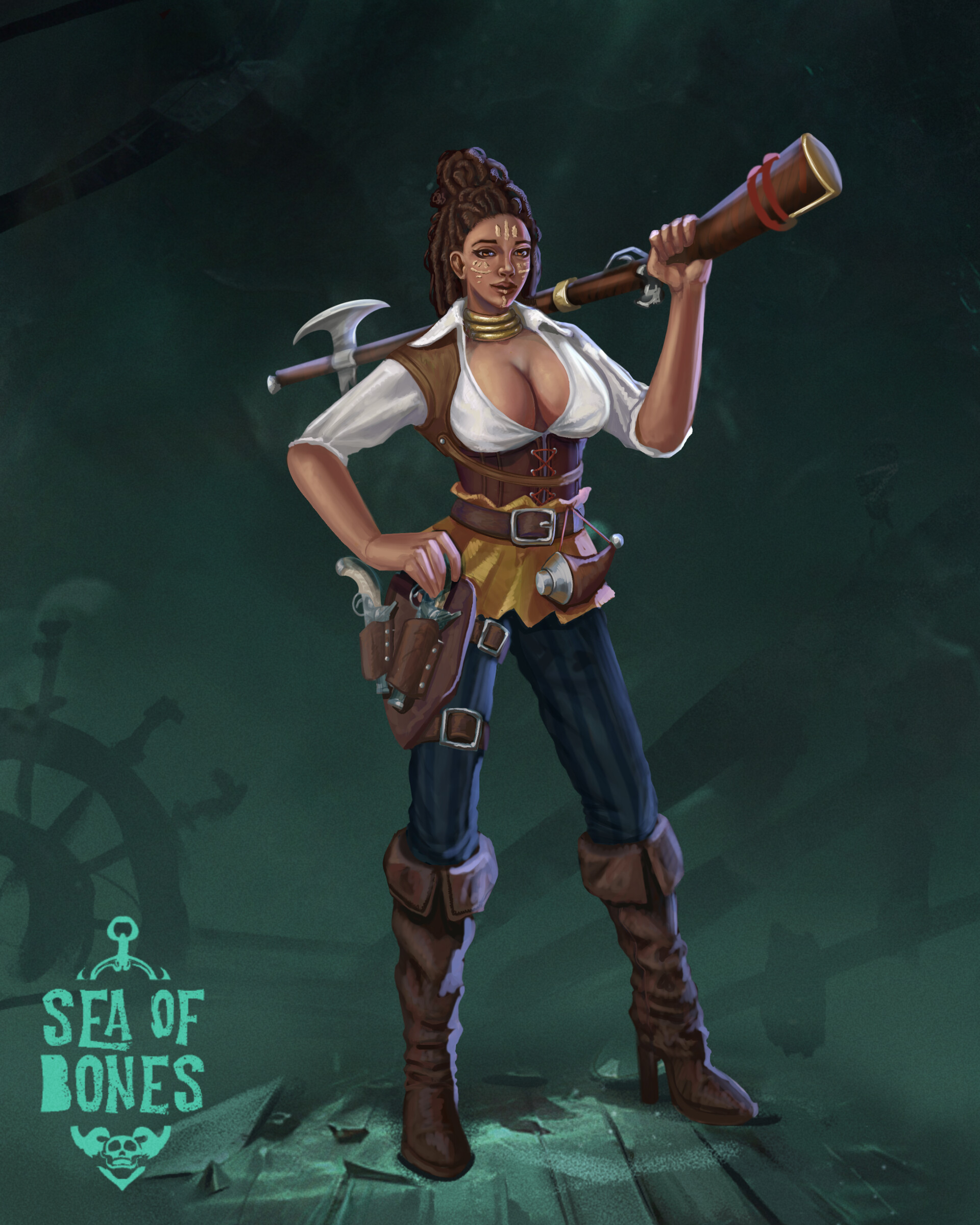 ArtStation - Kayin "Sea of bones"