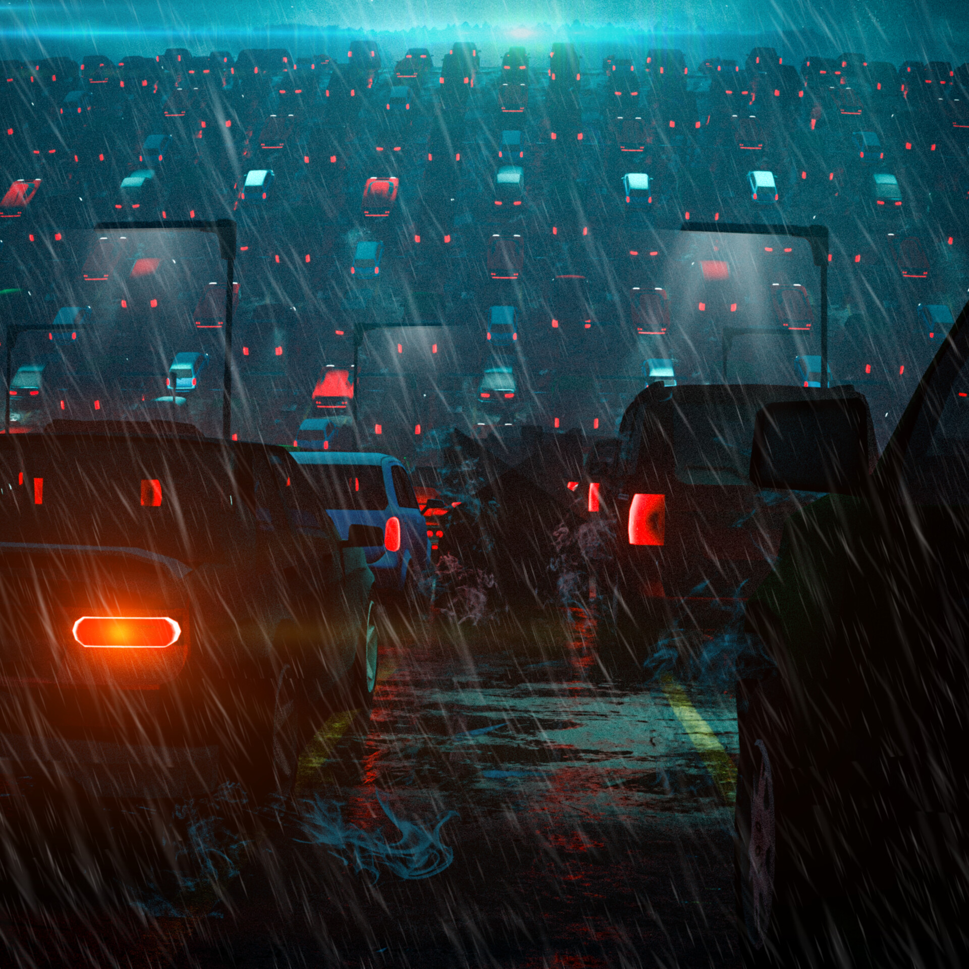 ArtStation - Cloudburst & Traffic