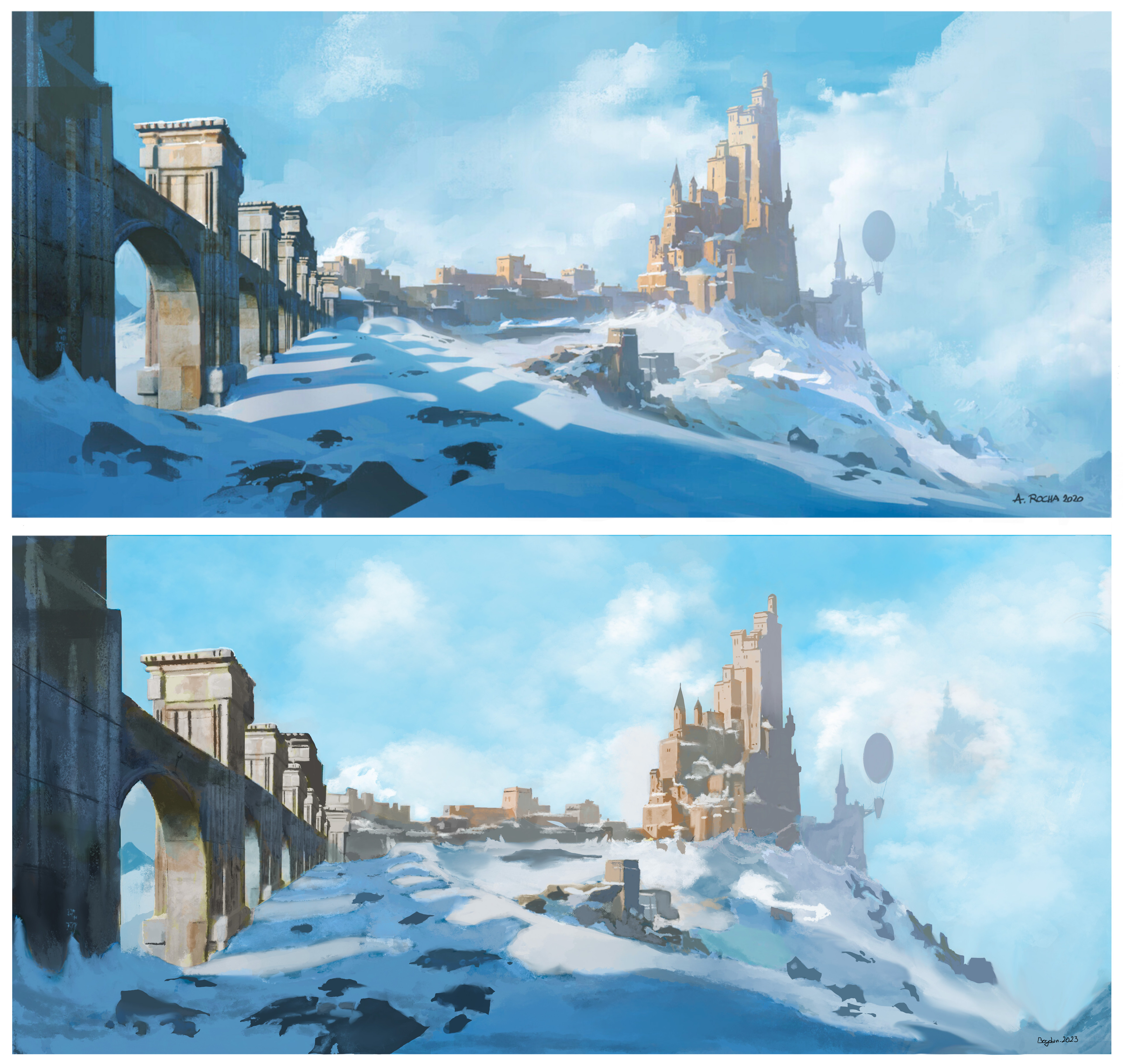 Bogdan Adrian lefter - Andreas Rocha-Above the coulds master study