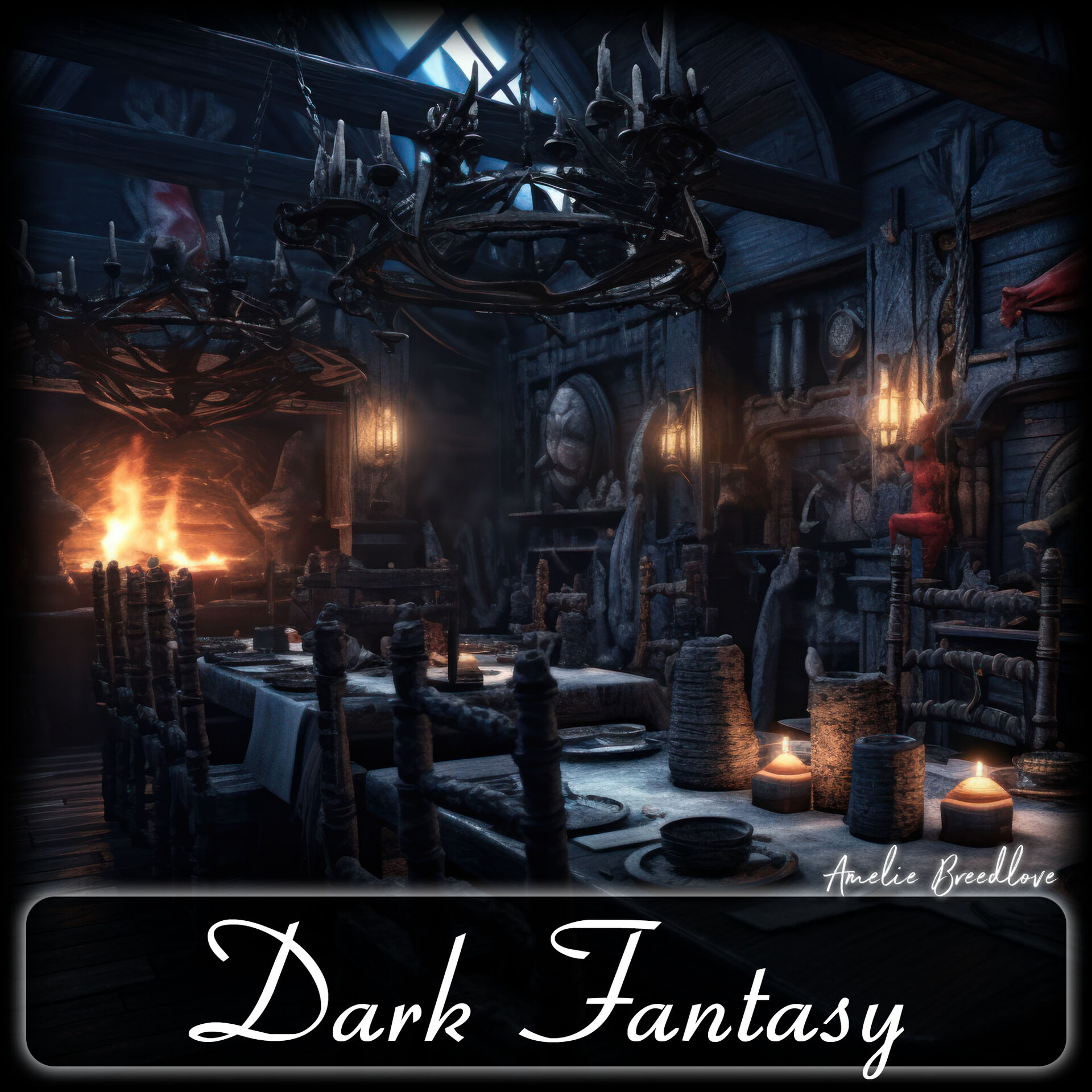 ArtStation - 200 Dark Fantasy - Interior Reference Pack | 4K | v.57