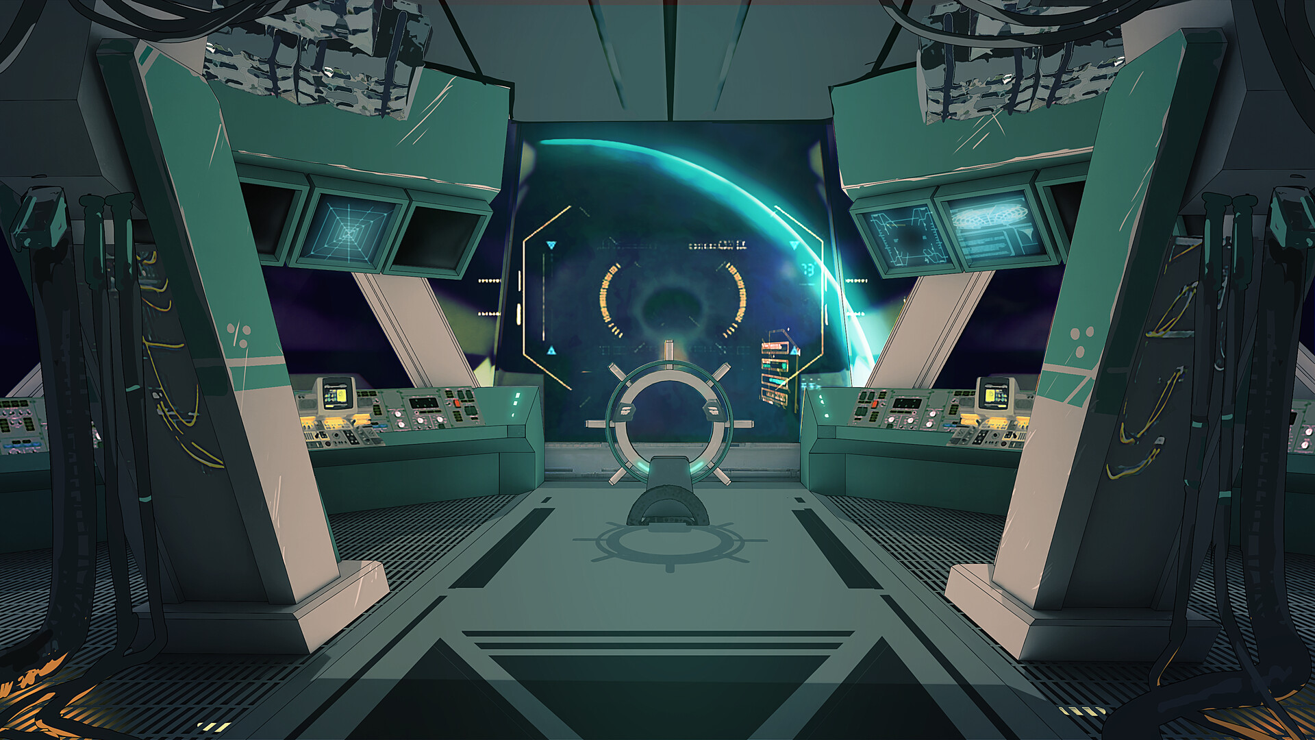 ArtStation - Spaceship Bridge