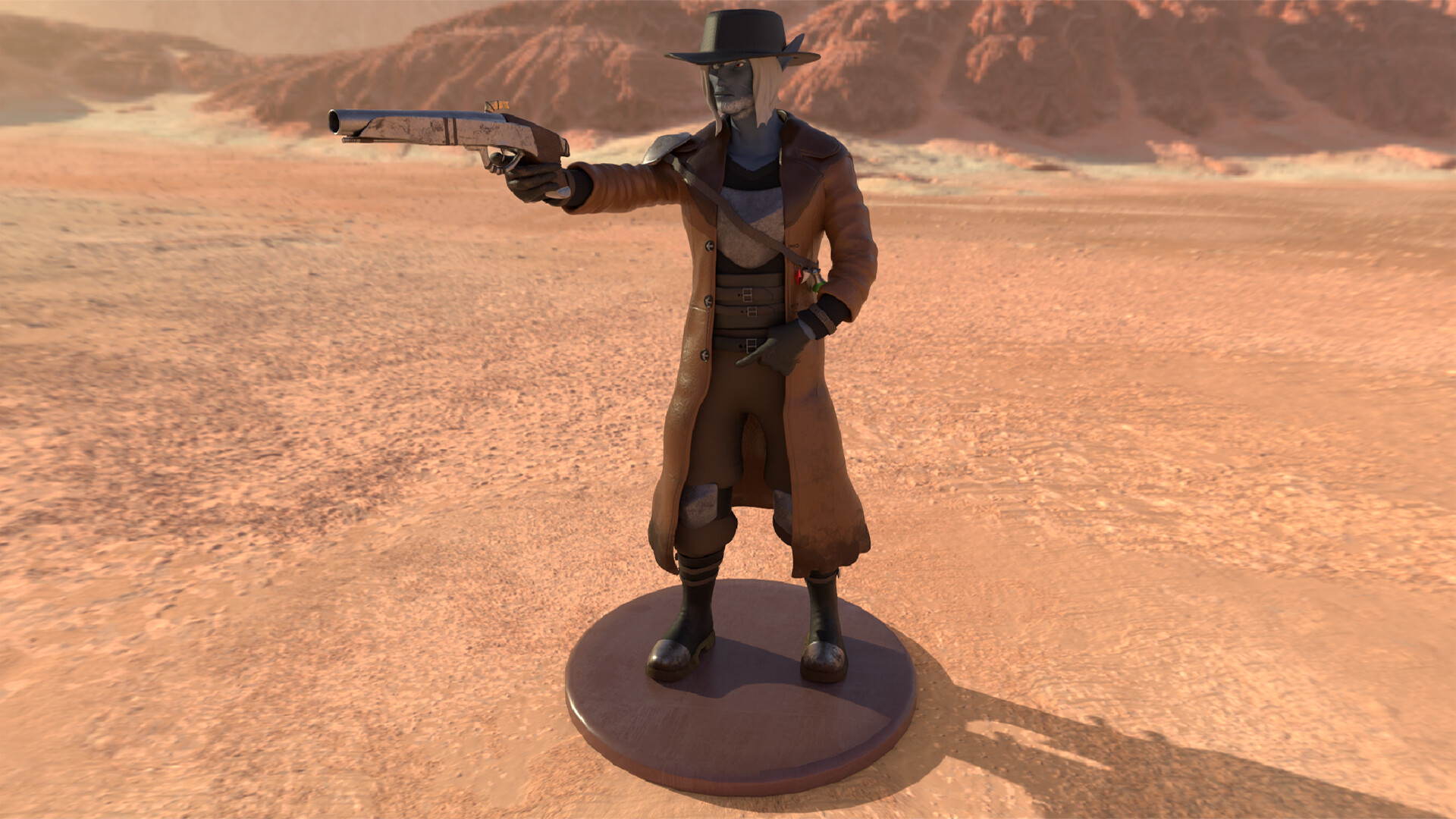 Alexander Jacobo - Drow Elf Gunslinger | Nide Lunargenti