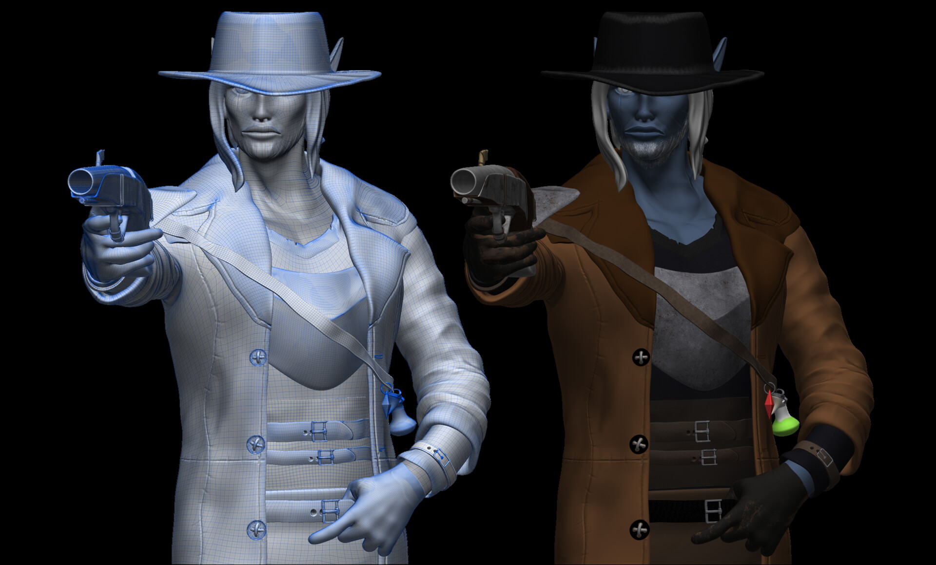 Alexander Jacobo - Drow Elf Gunslinger | Nide Lunargenti