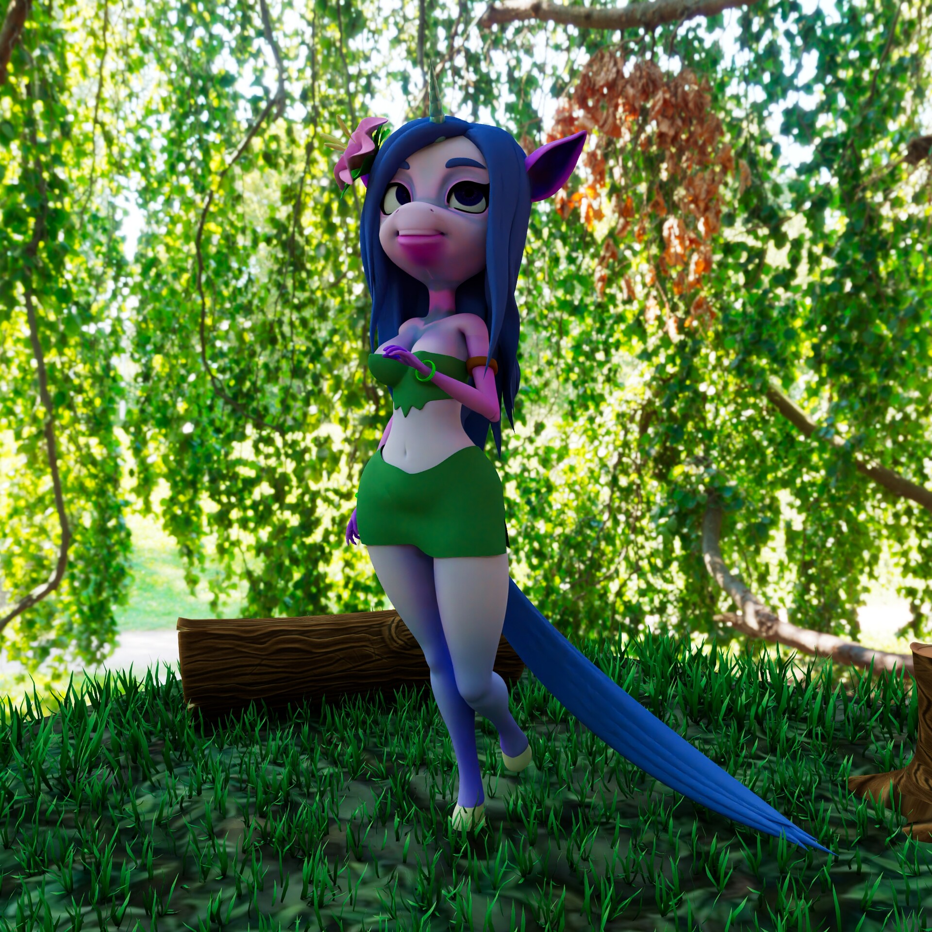 ArtStation - Bella in the forest