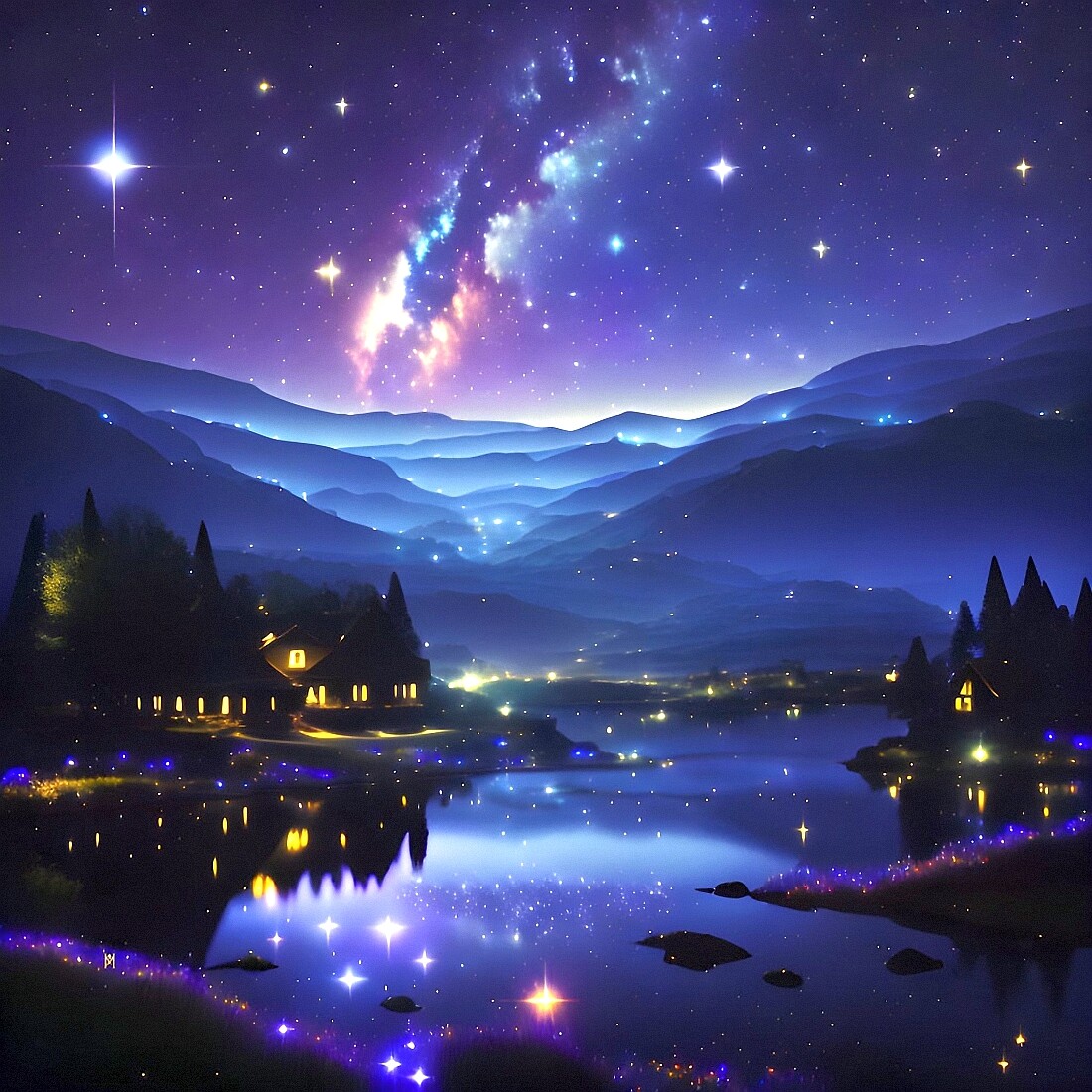 ArtStation - Peaceful night