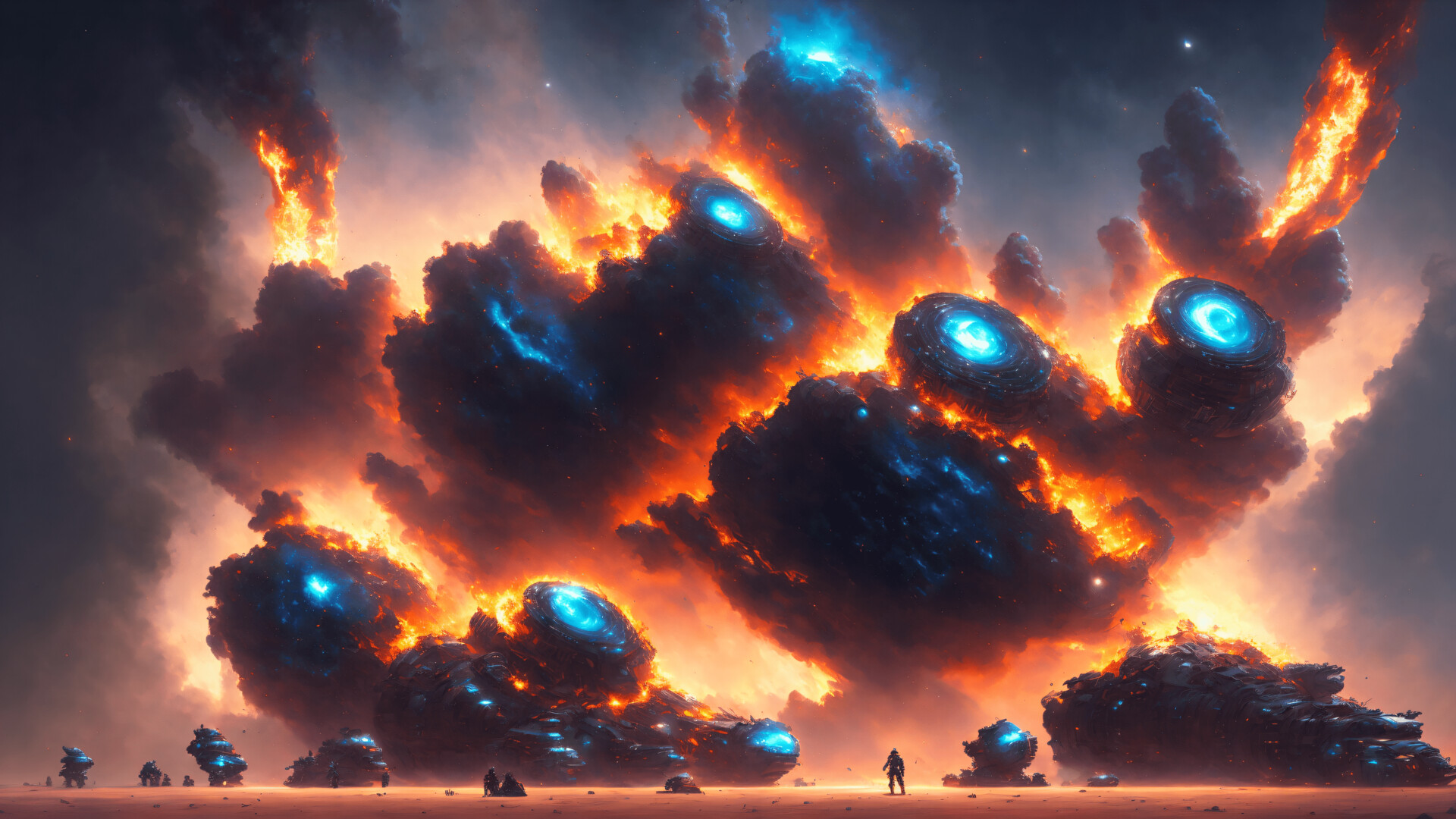 ArtStation - space explosion