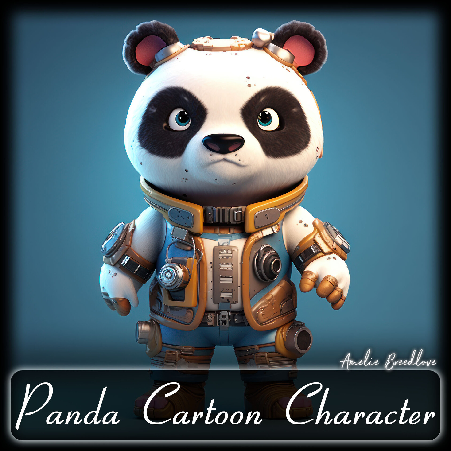 ArtStation - 200 Panda Cartoon Character (Full Body) Reference Pack ...