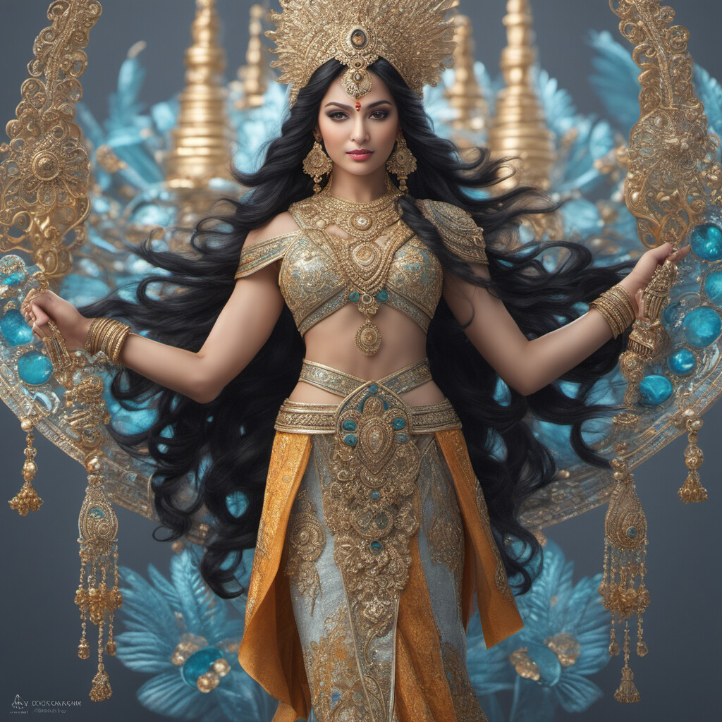ArtStation - Holy Indian Goddess