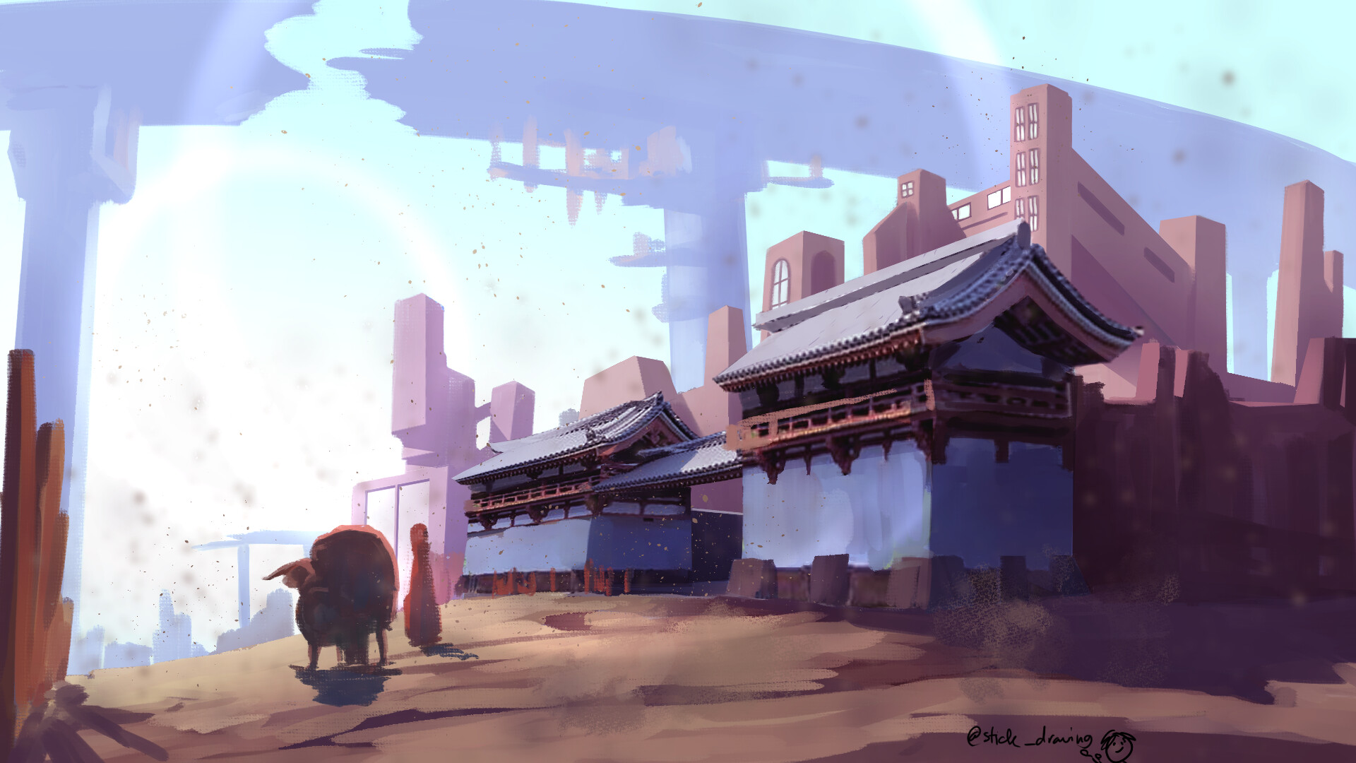 ArtStation - Gated Community Concept