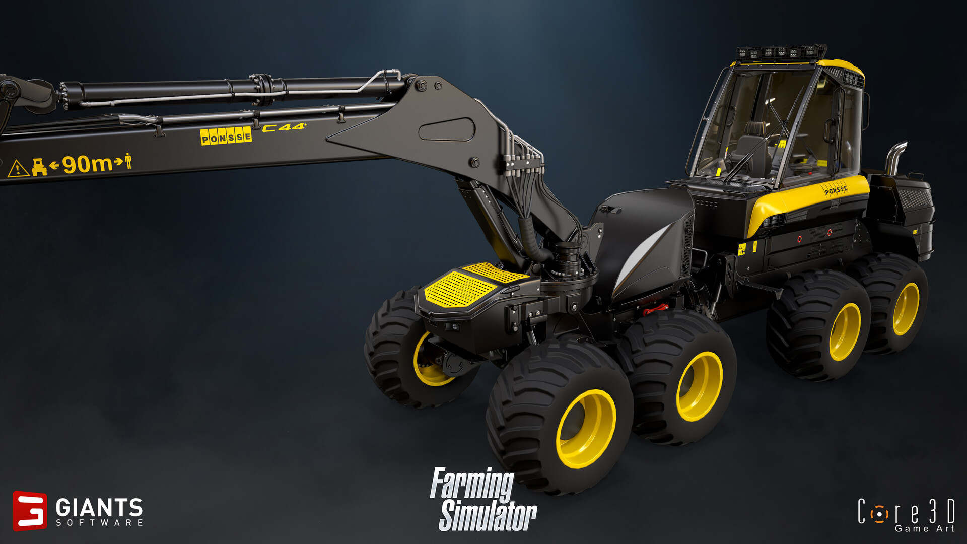 Core3D Game Art - Ponsse Cobra