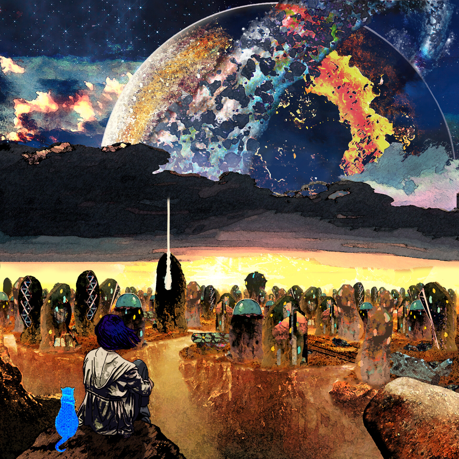 Daniel Crockett - Game Design Challenge 2022: Aenigma Box Art