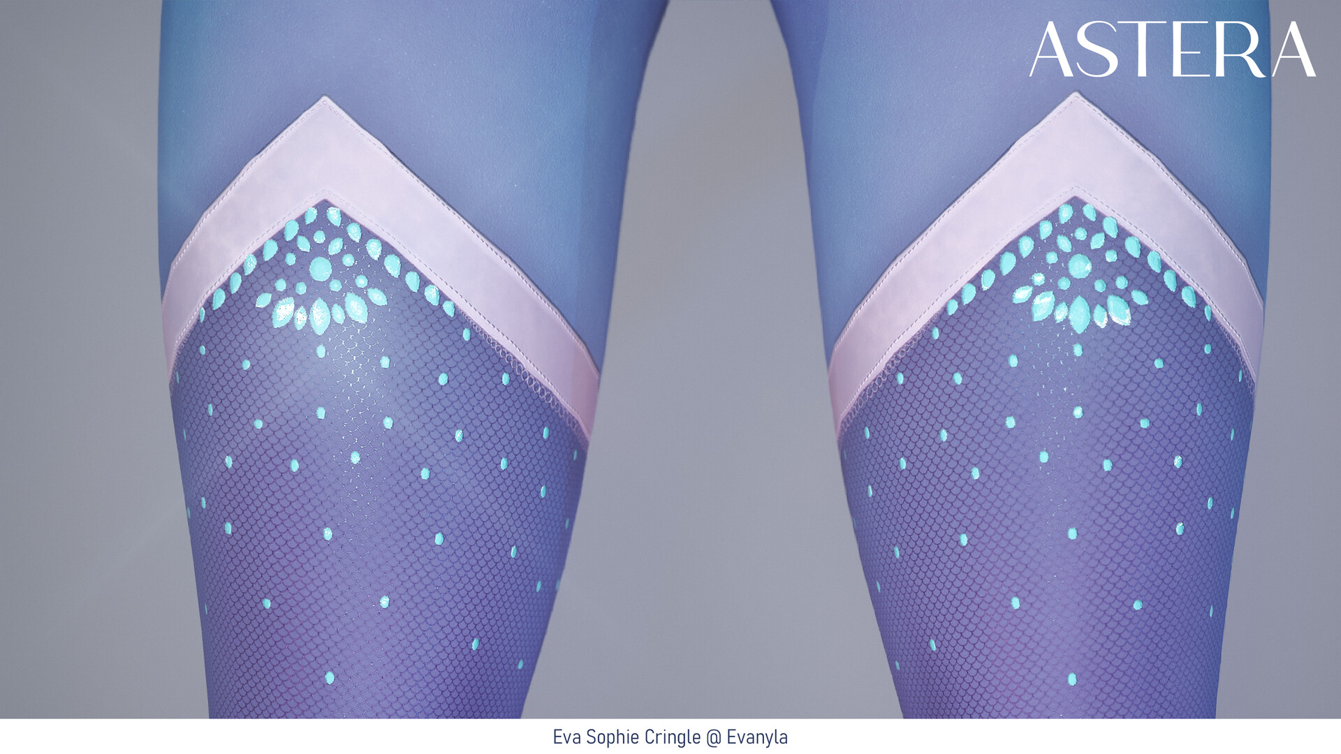 Eva Sophie Cringle - Astera - Figure Skater Character art breakdown